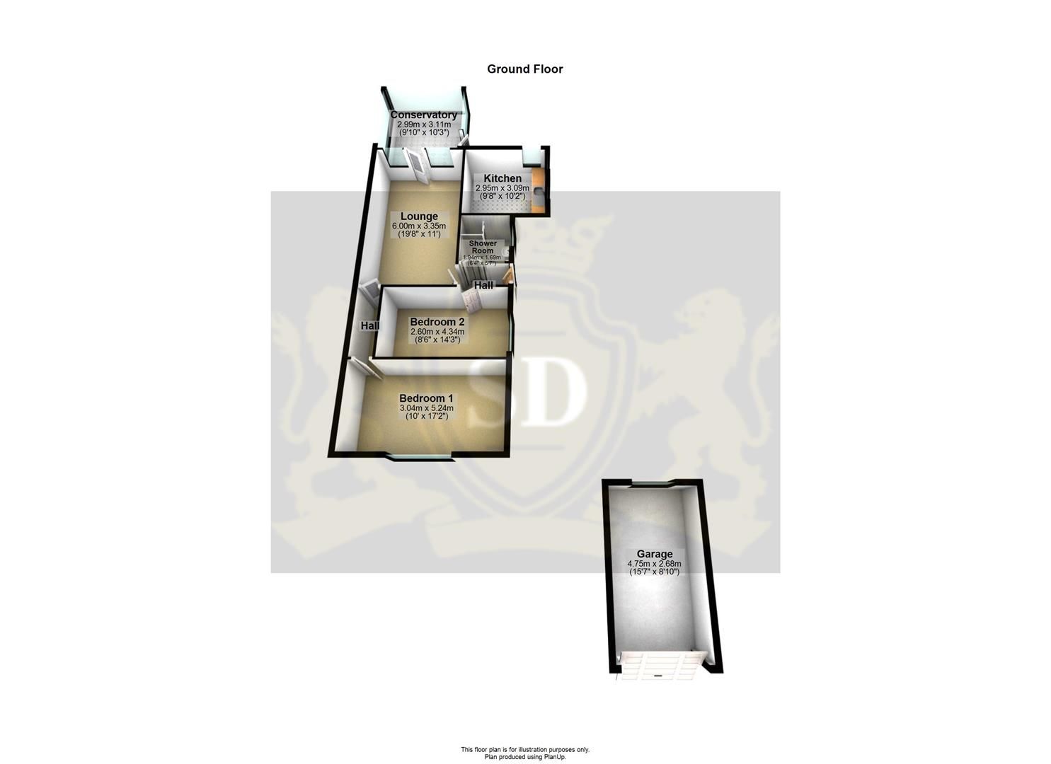 2 Bed Semi Detached Bungalow For Sale In Henderson Drive Rainford St