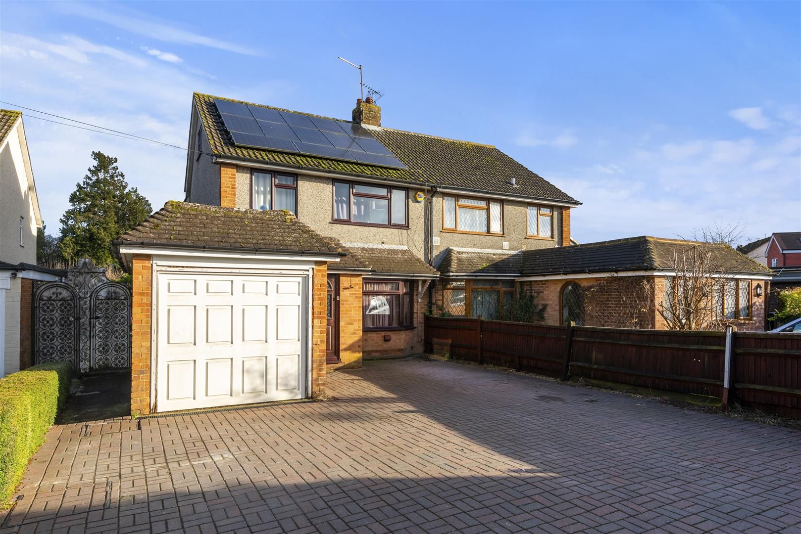 3 bed semi-detached house for sale in Redehall Road, Smallfield, Horley ...