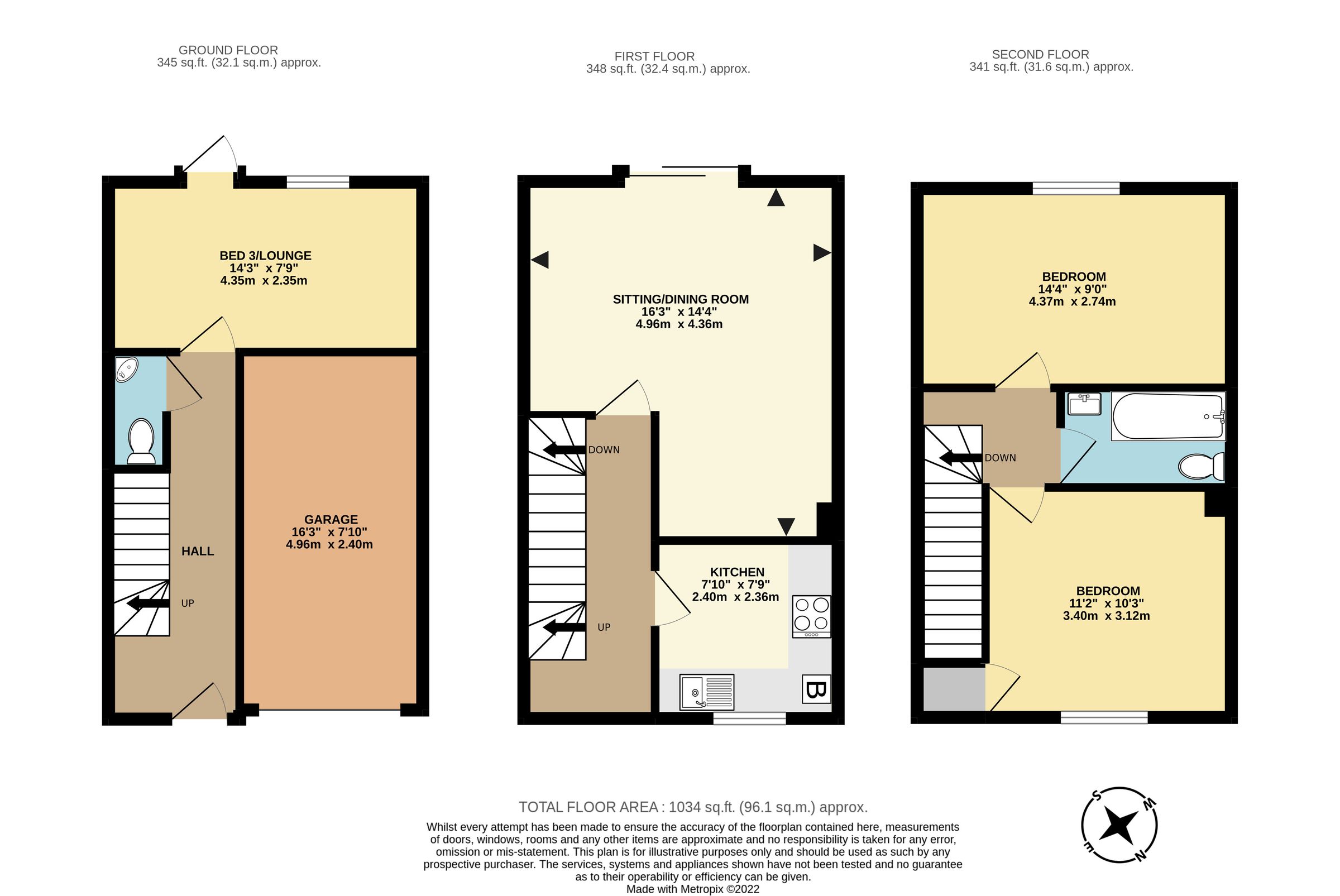 3 bed terraced house for sale in Babbacombe Road, Babbacombe, Torquay ...
