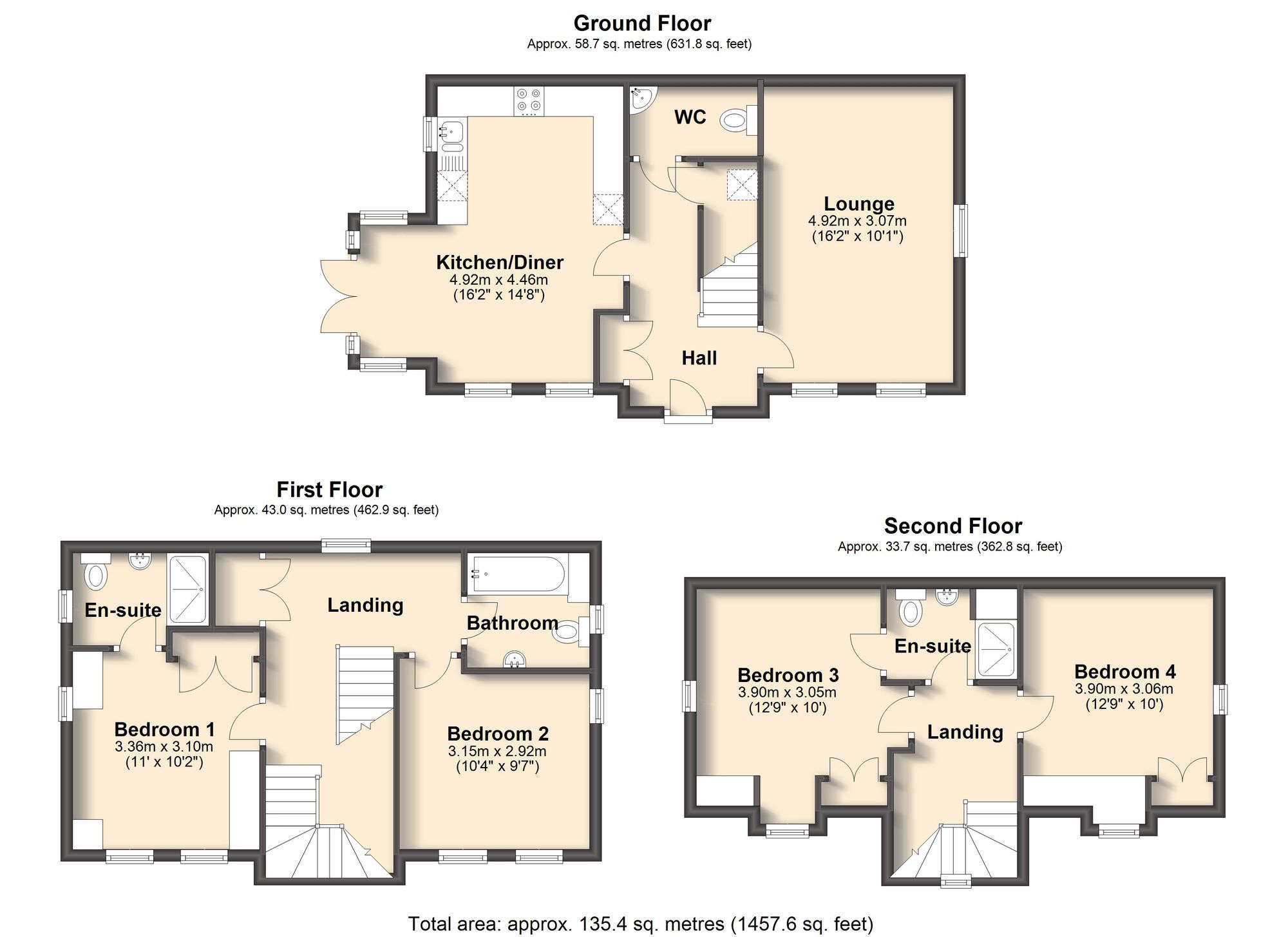 4 bed detached house to rent in Spire Heights, Chesterfield S40 - Zoopla