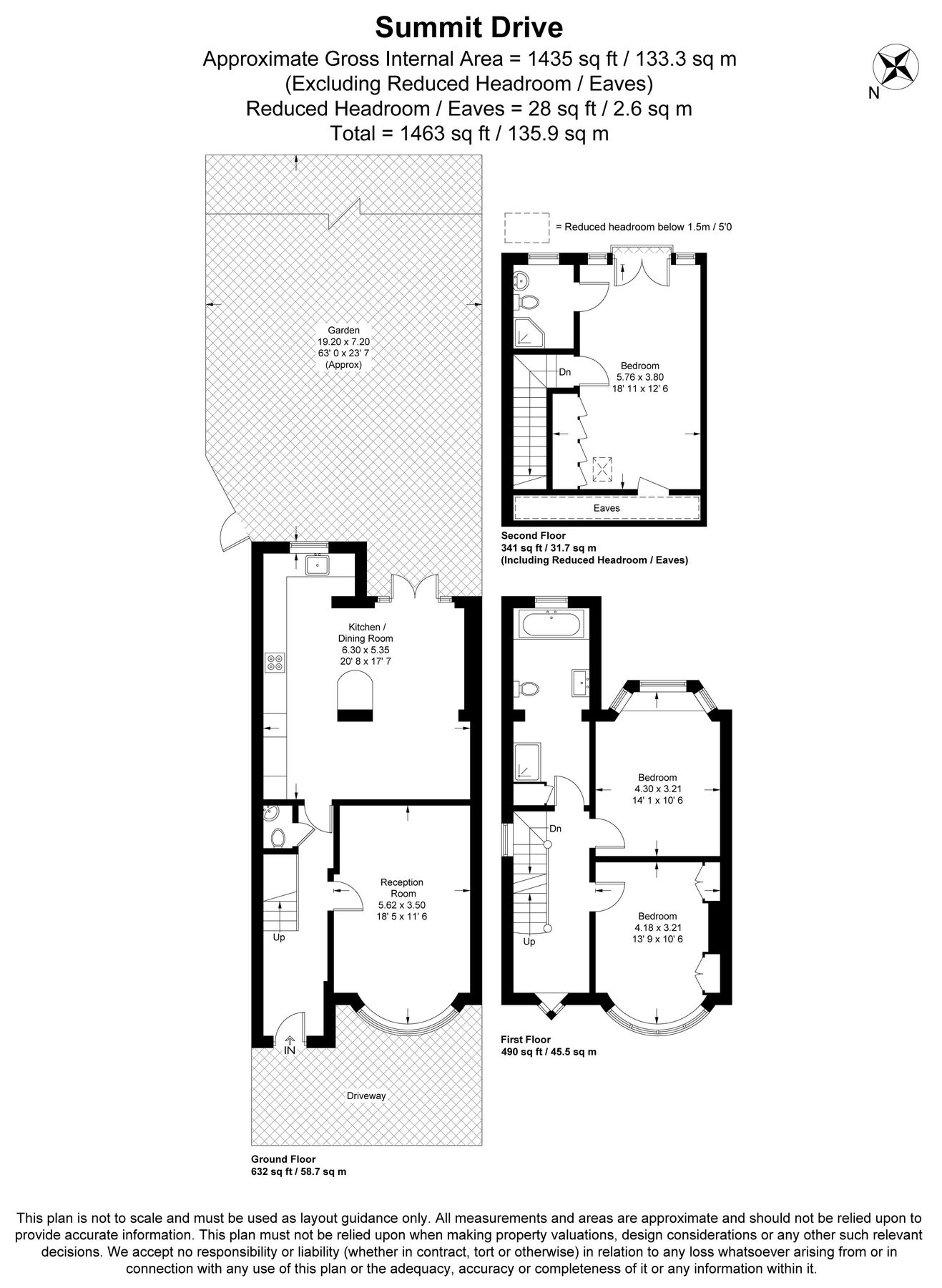 3 Bed Semi Detached House For Sale In Summit Drive Woodford Green Ig8