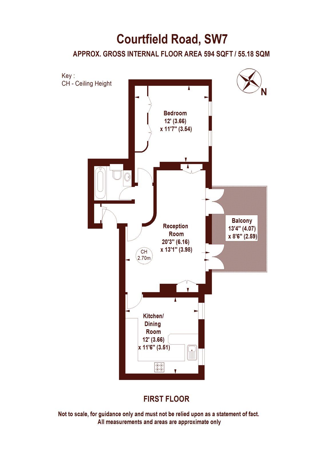 1 bed flat for sale in Courtfield Road, London SW7 - Zoopla
