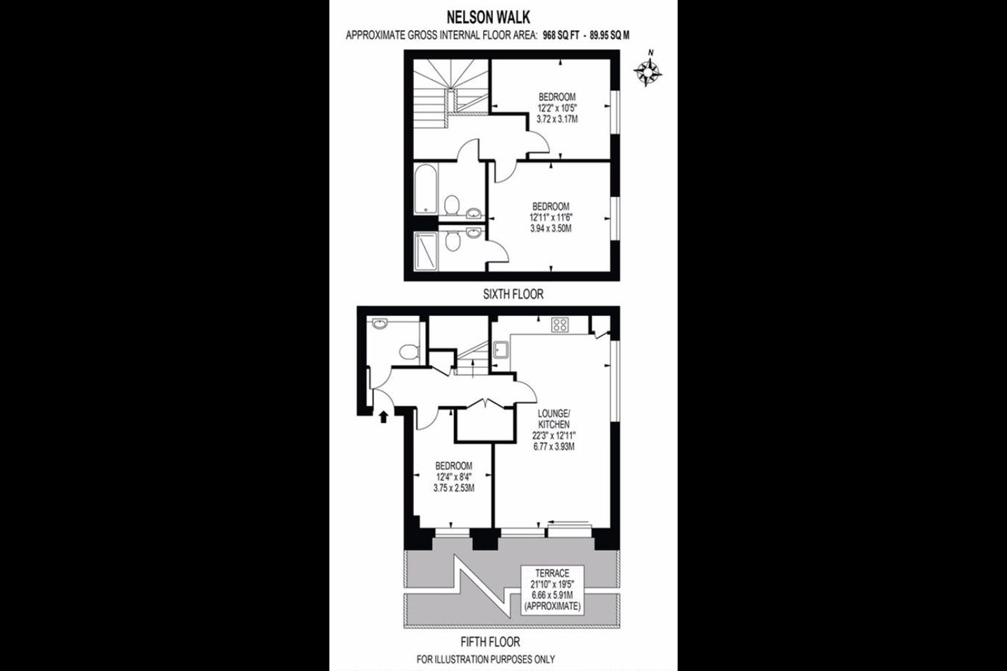 3 bed flat to rent in Nelson Walk, London E3 - Zoopla