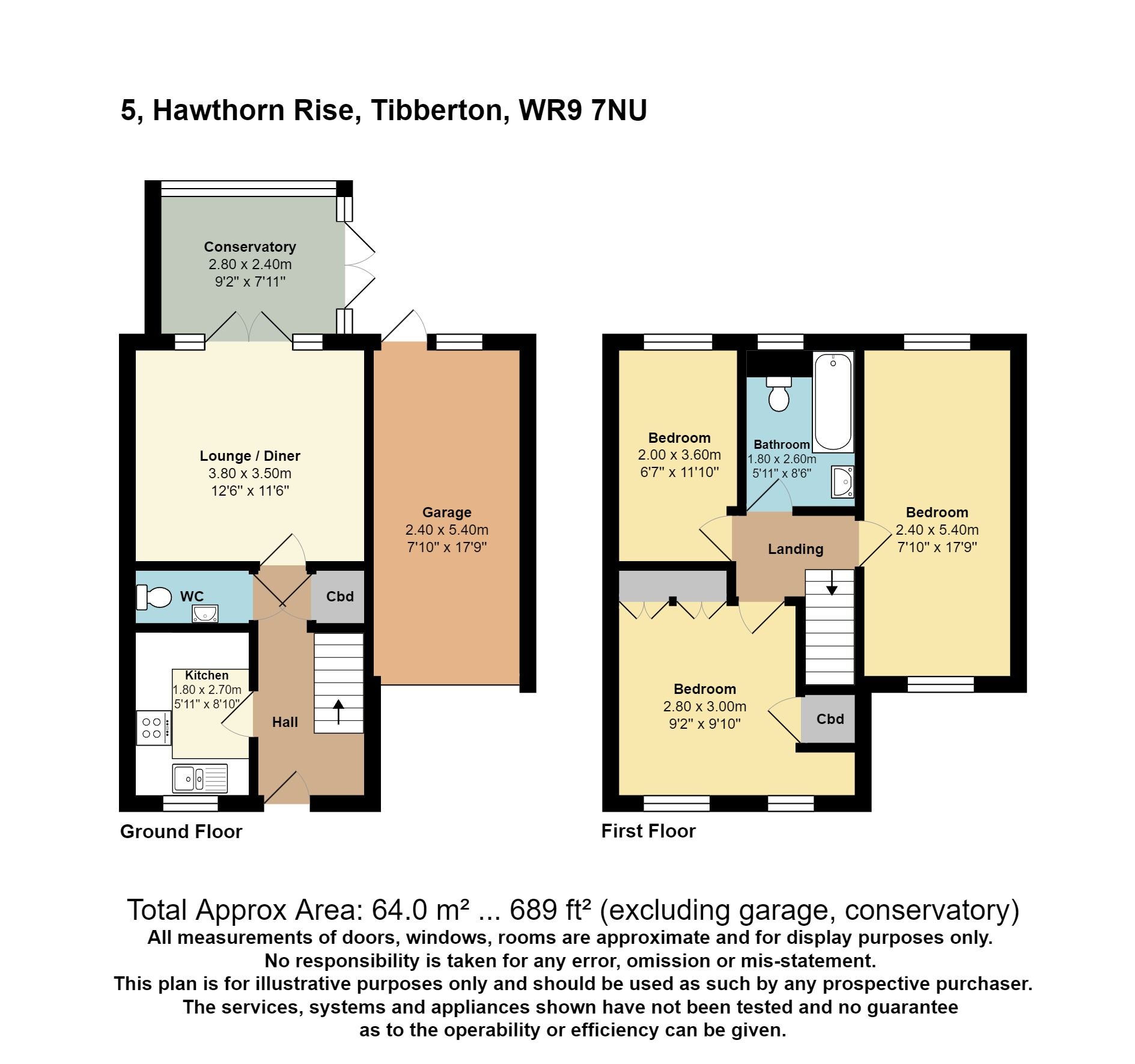 3 bed terraced house for sale in Hawthorn Rise, Tibberton, Droitwich, Worcestershire WR9 - Zoopla