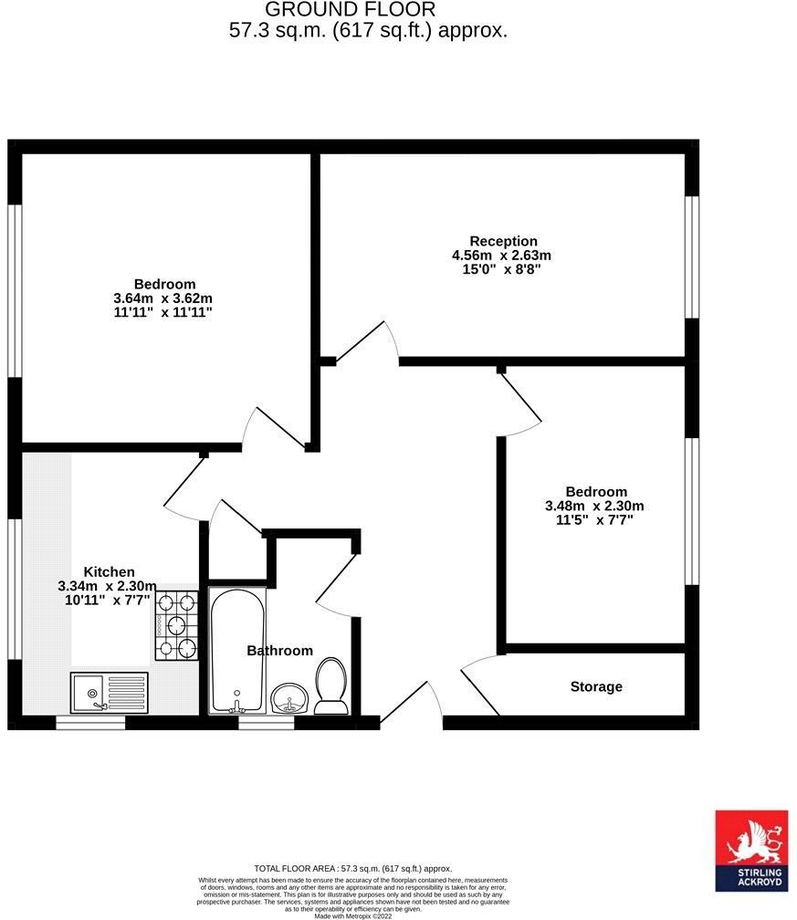 2 bed flat for sale in Woodhaw, Egham TW20 - Zoopla