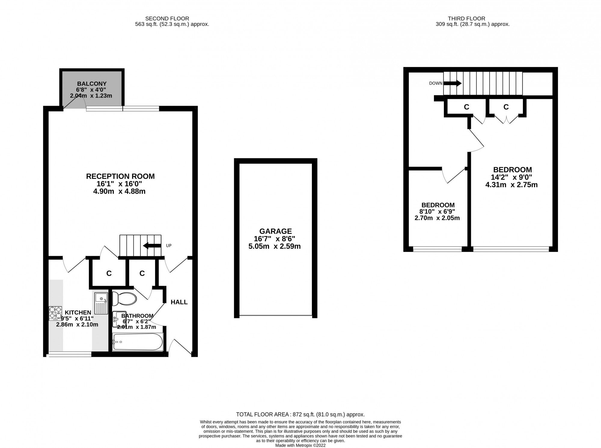2 bed flat to rent in Falconhurst, The Crescent, Surbiton KT6 - Zoopla