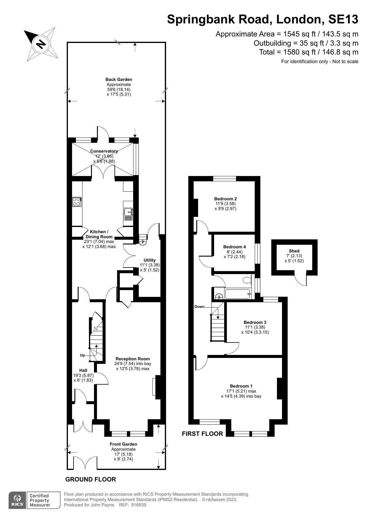 4 bed terraced house to rent in Springbank Road, London SE13 - Zoopla