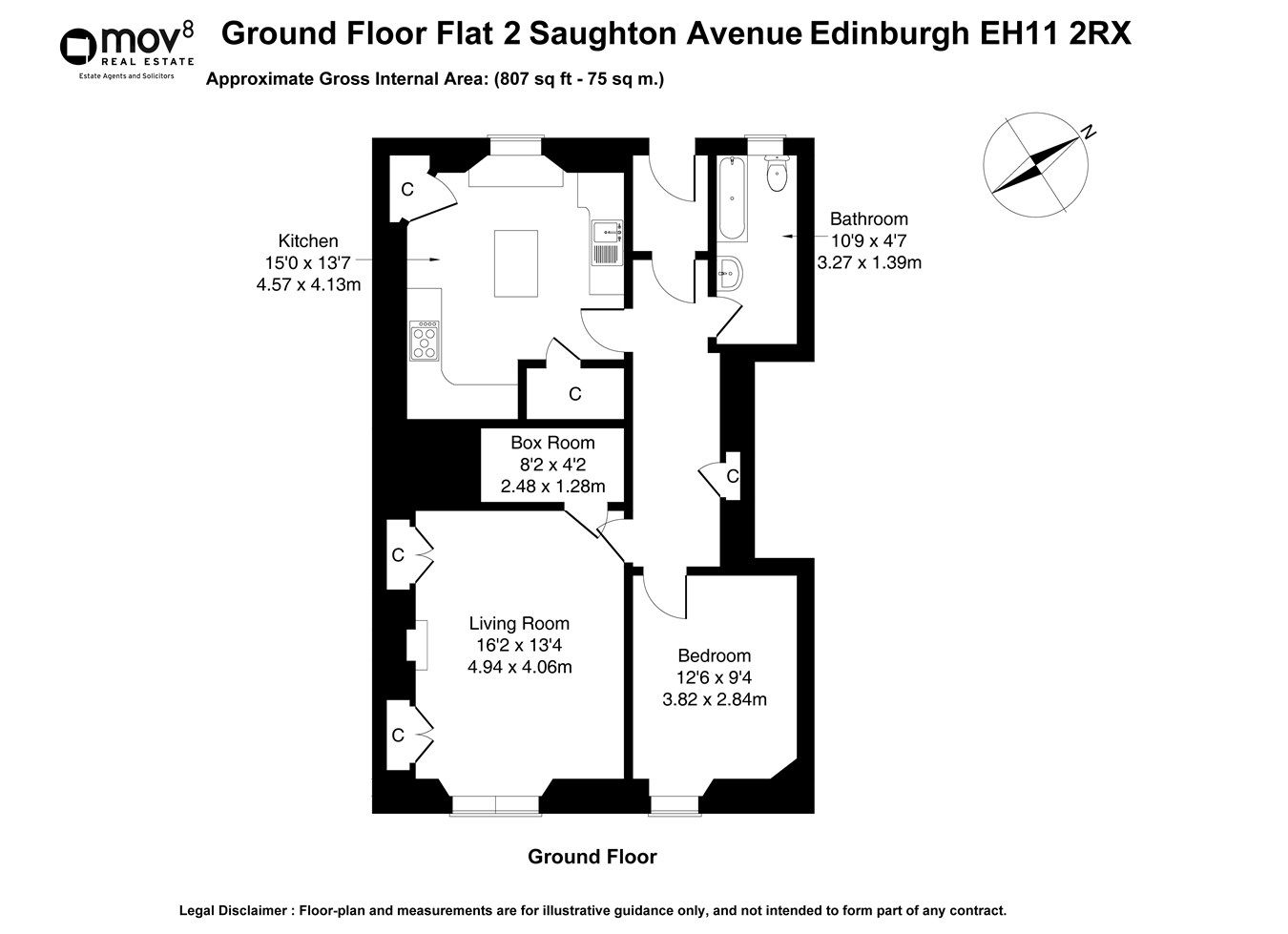 1 bed flat for sale in Saughton Avenue, Gorgie, Edinburgh EH11 - Zoopla