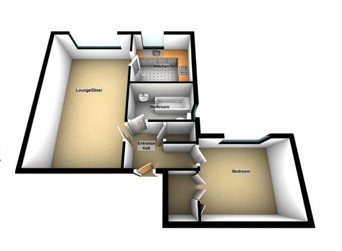 1 bed flat for sale in Pierrepont Court, 209 Trent Boulevard, West ...
