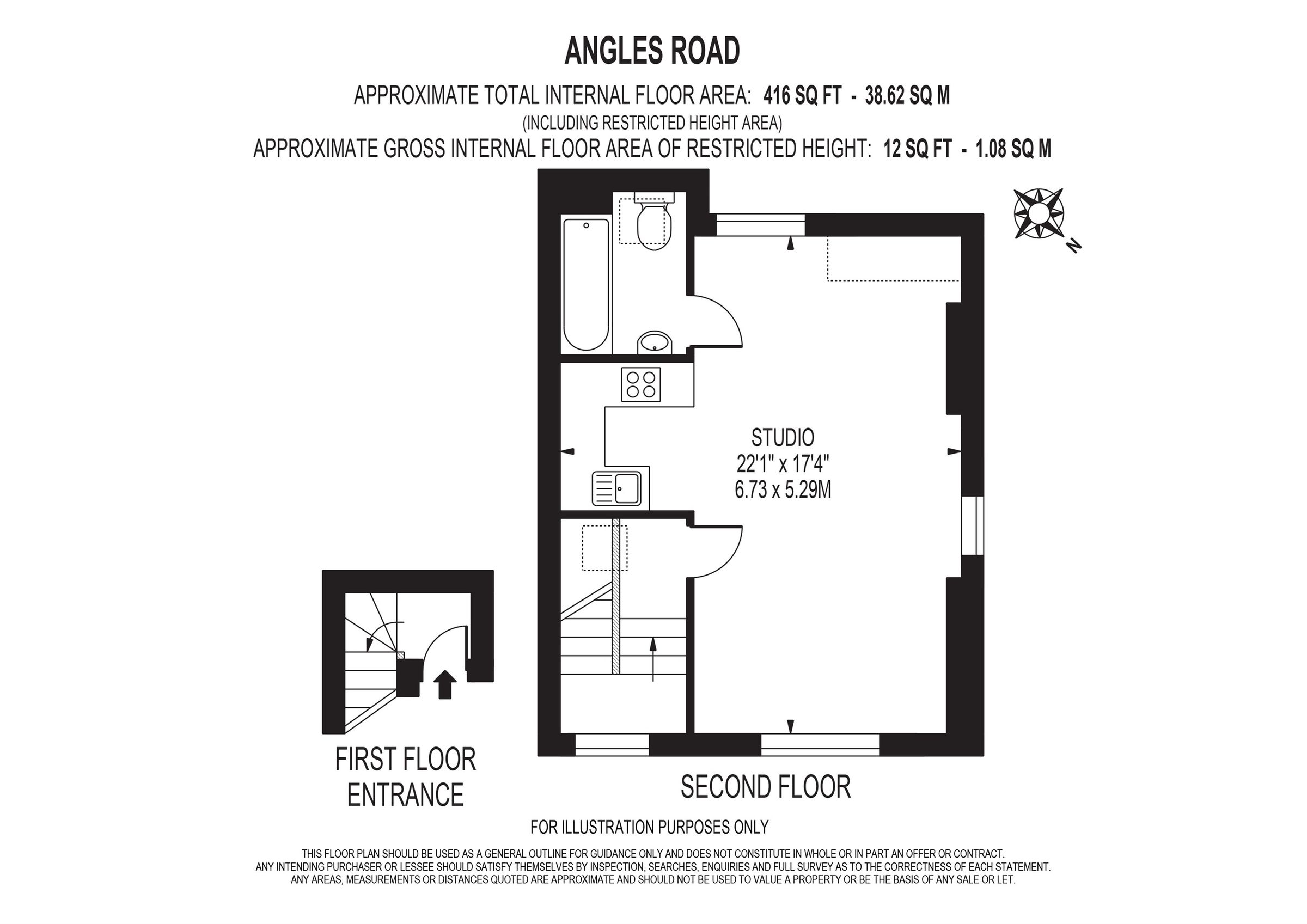 Studio for sale in Angles Road, London SW16 - Zoopla