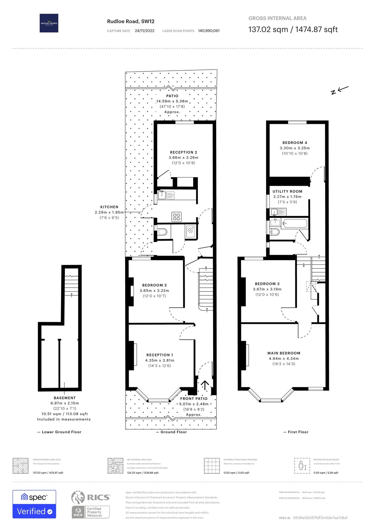 4 bed terraced house for sale in Rudloe Road, London SW12 - Zoopla