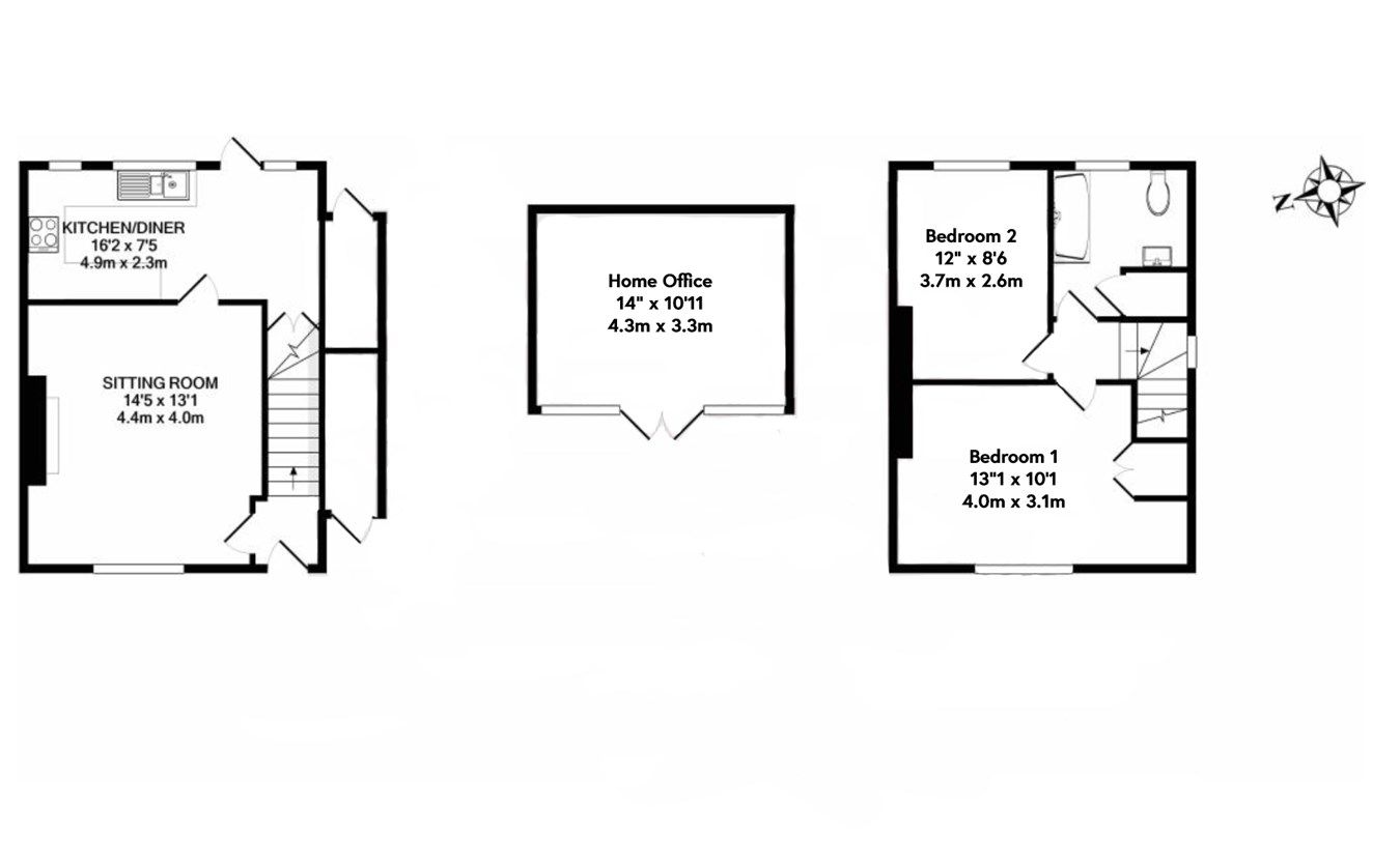 2 bed terraced house for sale in Woking Road, Guildford GU1 - Zoopla