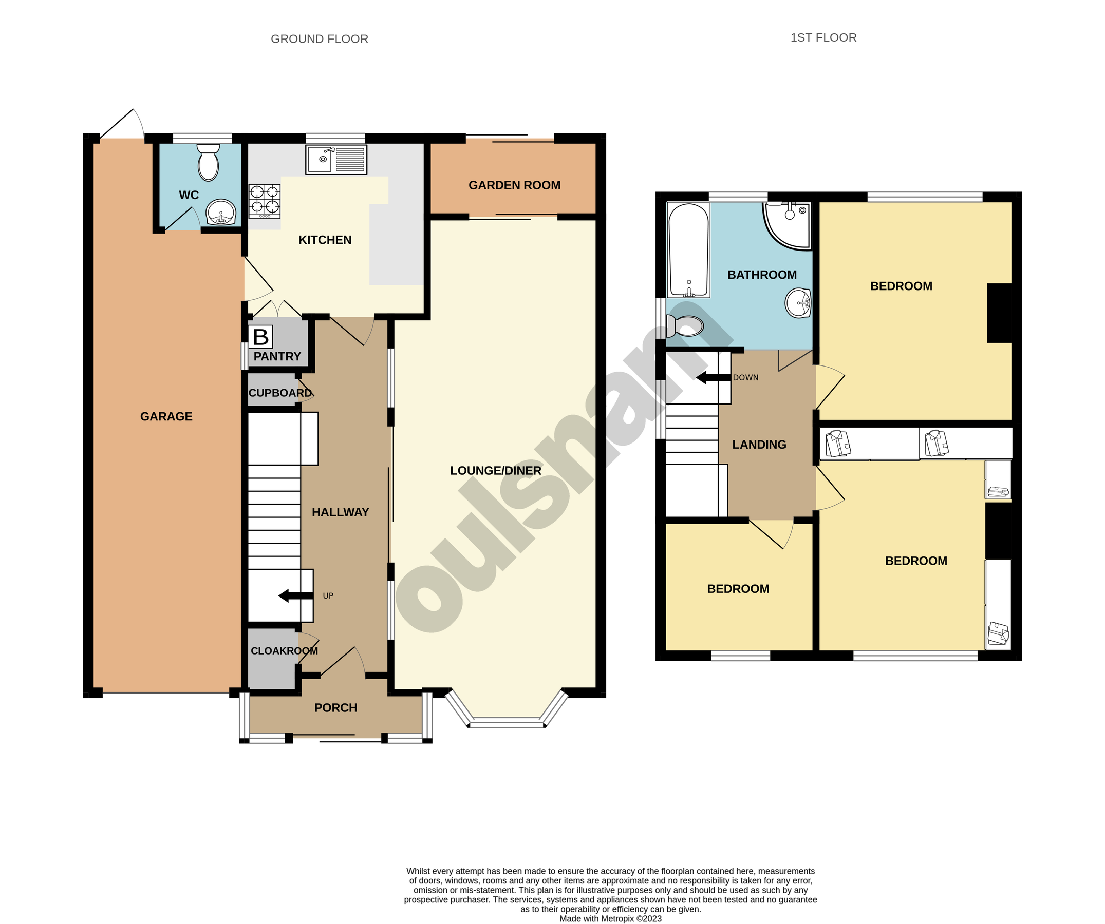3 Bed Link Detached House For Sale In Cromwell Lane Northfield