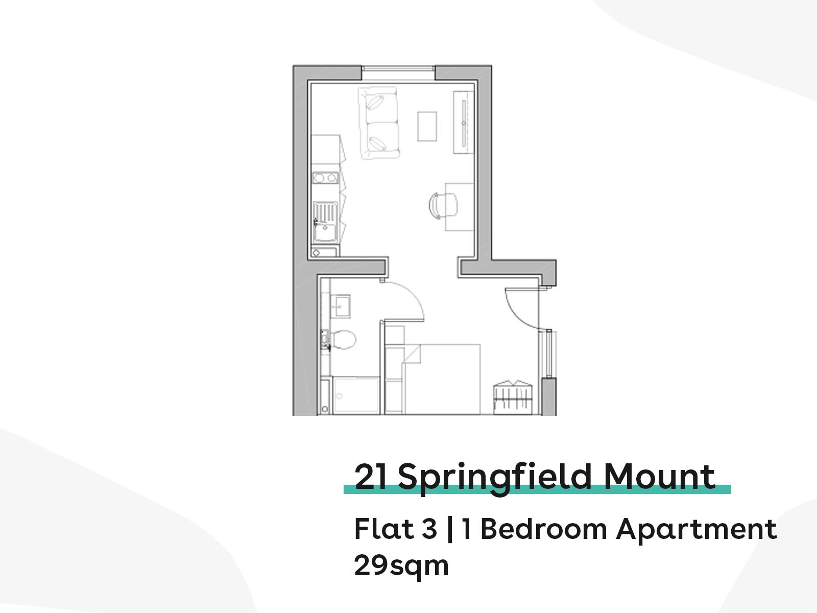 Studio to rent in Springfield Mount, Leeds, West Yorkshire LS2 - Zoopla