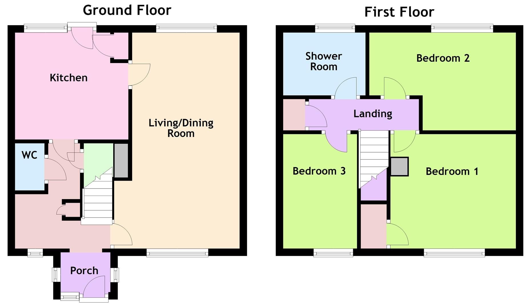 3 bed terraced house for sale in Channel View, Bulwark, Chepstow NP16 ...