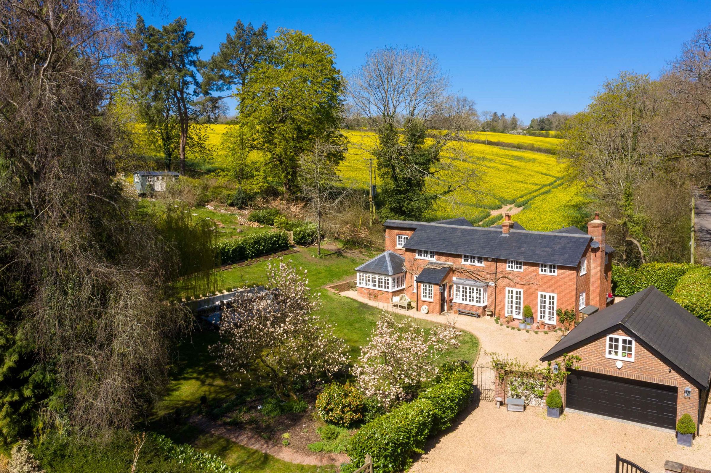 5 bed detached house for sale in Tangley, Andover, Hampshire SP11 - Zoopla