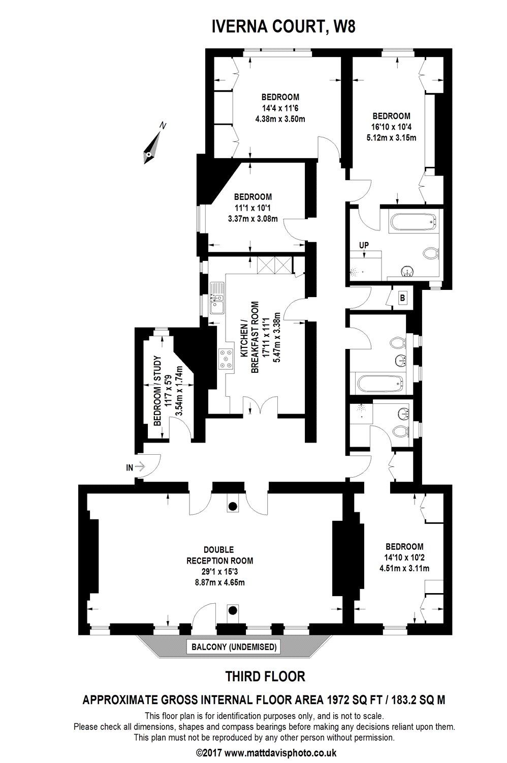 5 bed flat for sale in Iverna Court, London W8 - Zoopla
