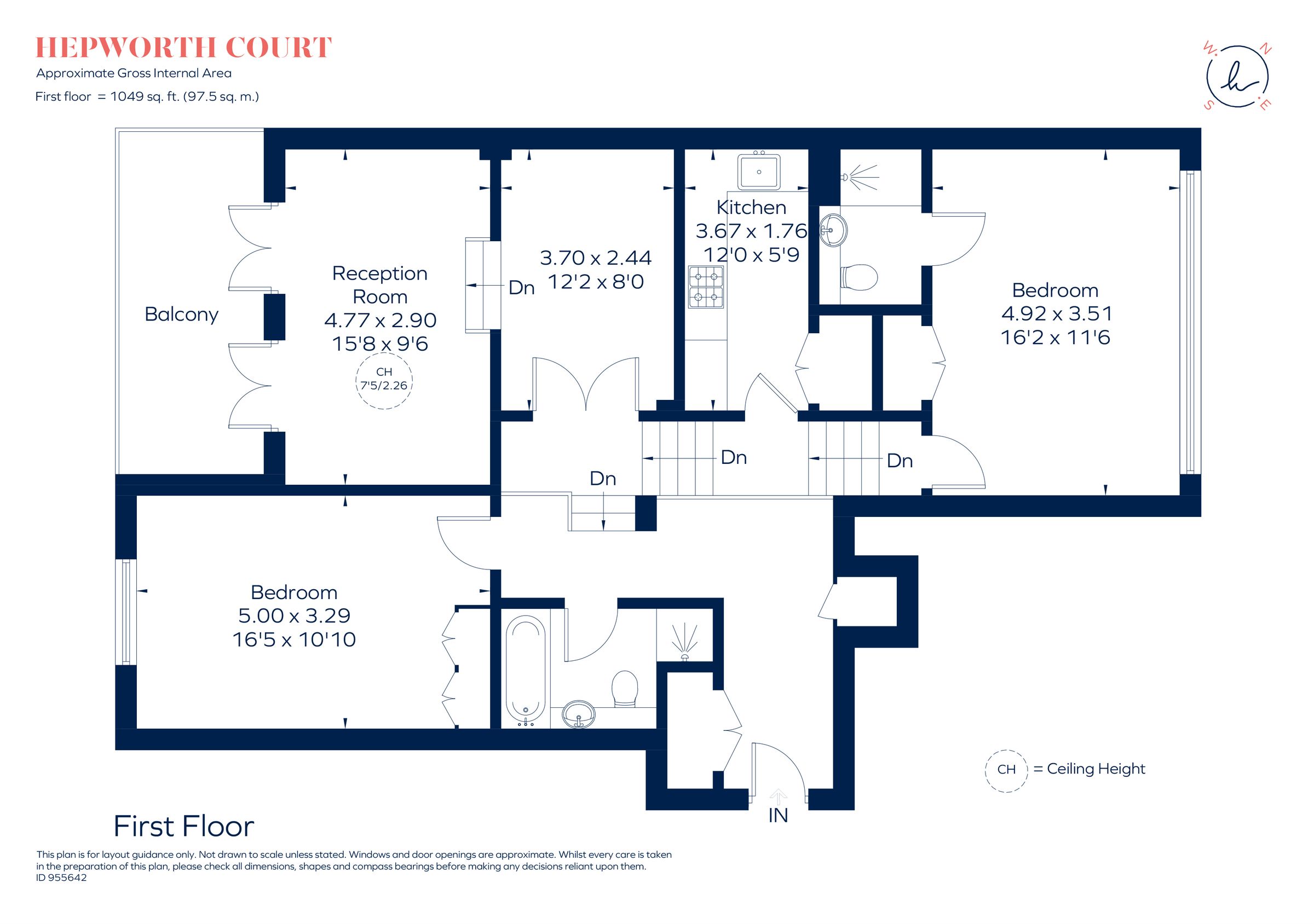 2 bed flat for sale in Hepworth Court, Anderson Square, London N1 - Zoopla