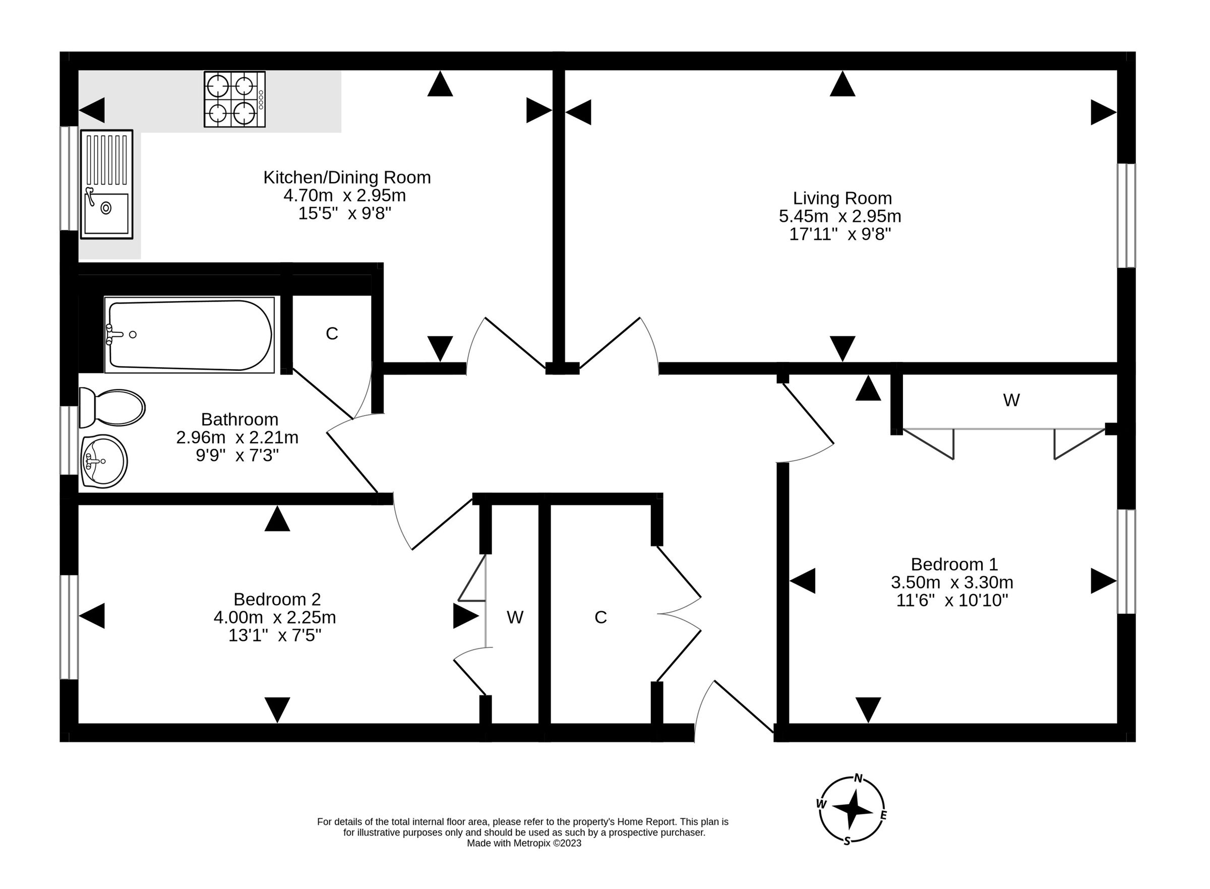 2 bed flat for sale in 1/2 Ferry Gait Crescent, Silverknowes, Edinburgh ...