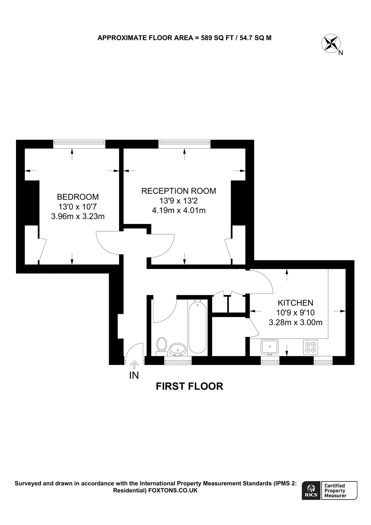 1 bed flat to rent in Rockingham Street, Elephant And Castle, London ...