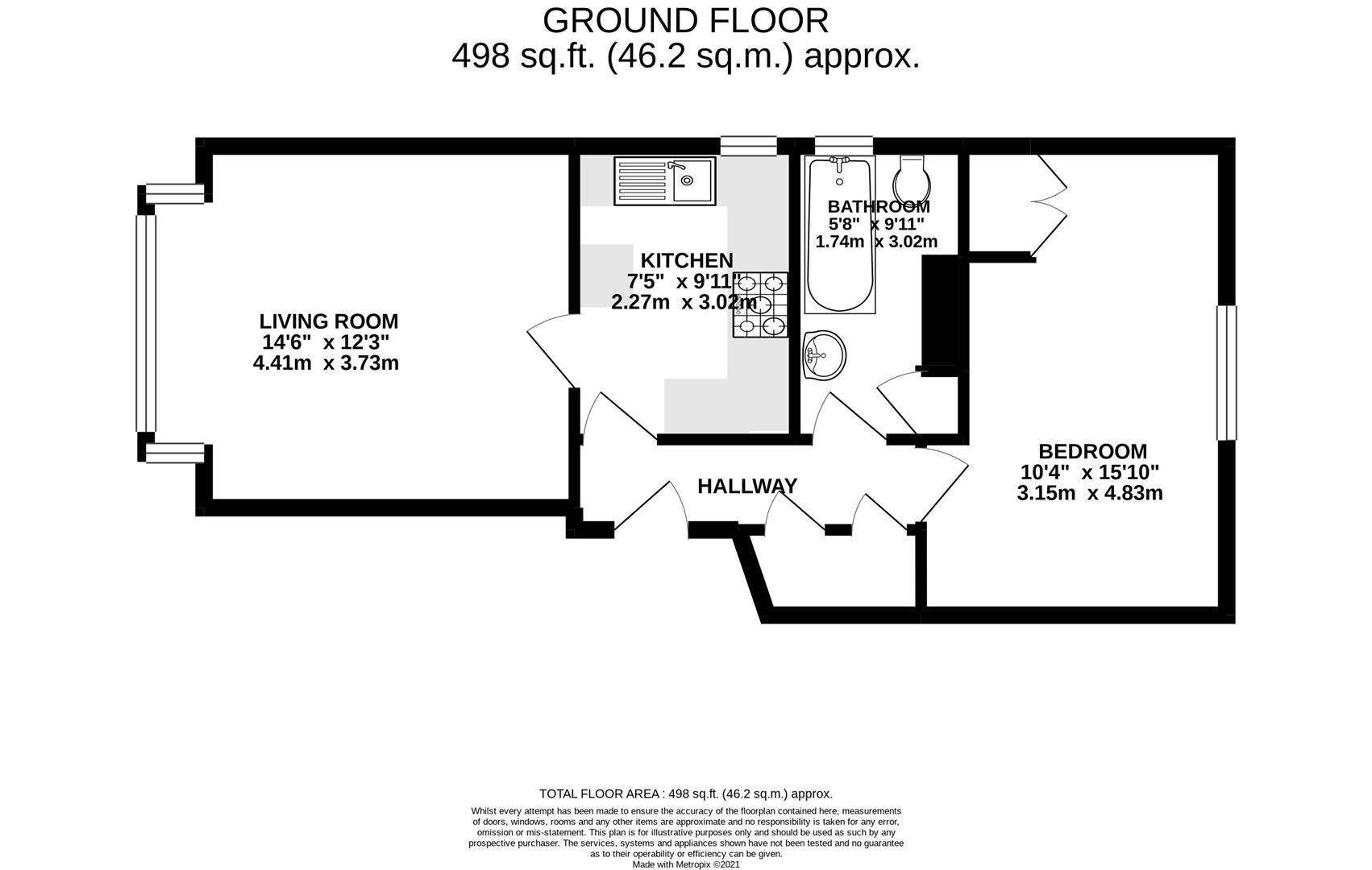 1 bed flat to rent in Midfields Walk, Mill Road, Burgess Hill RH15 - Zoopla