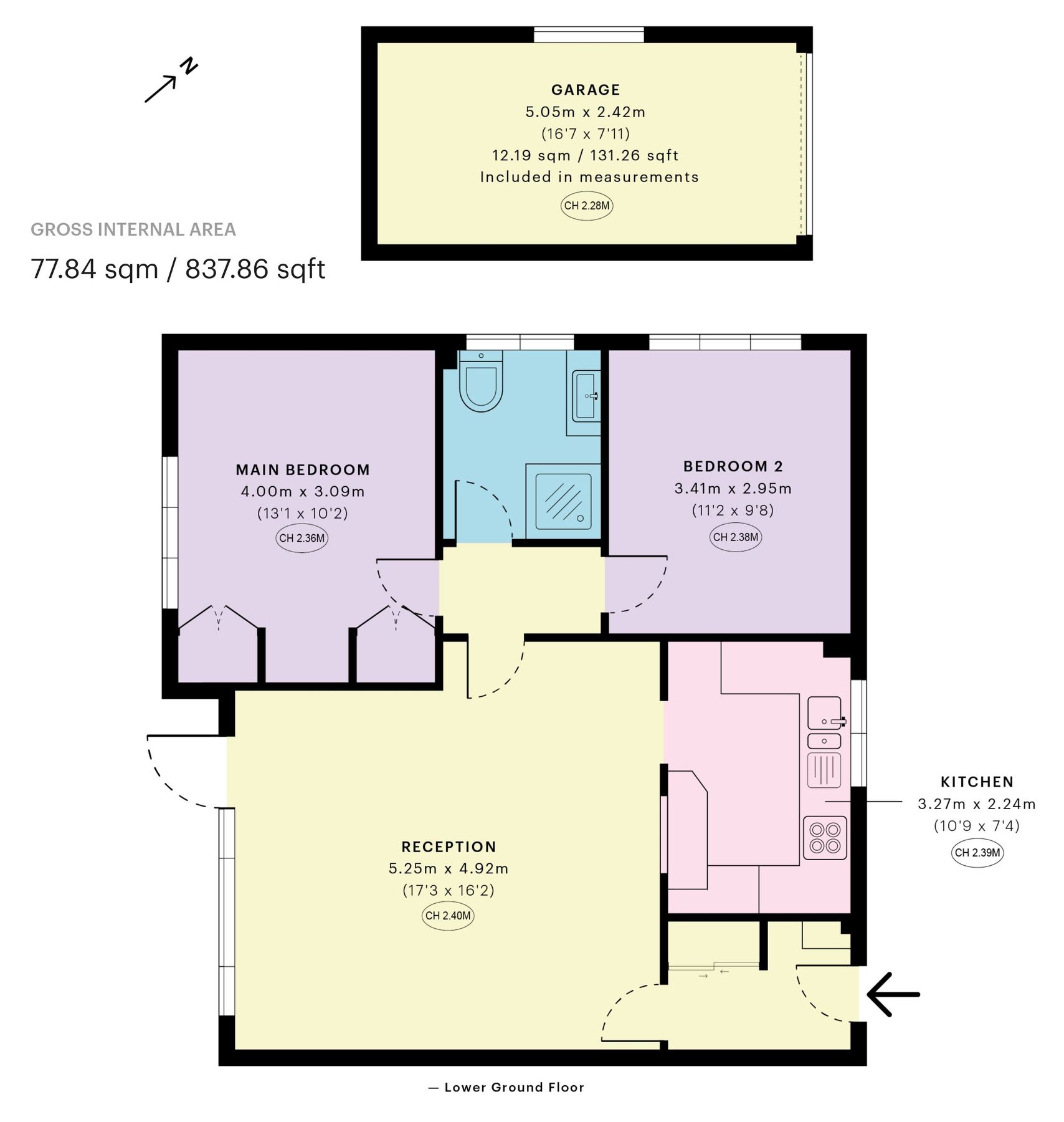 2 bed flat for sale in Denmark Avenue, London SW19 - Zoopla