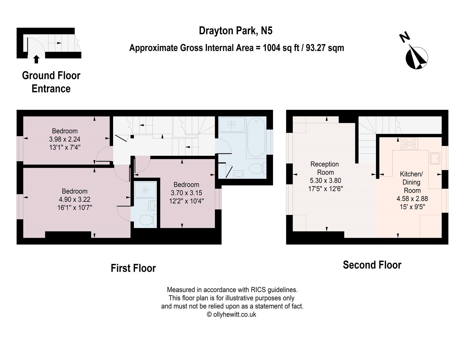 3 Bed Flat For Sale In Drayton Park London N5 Zoopla