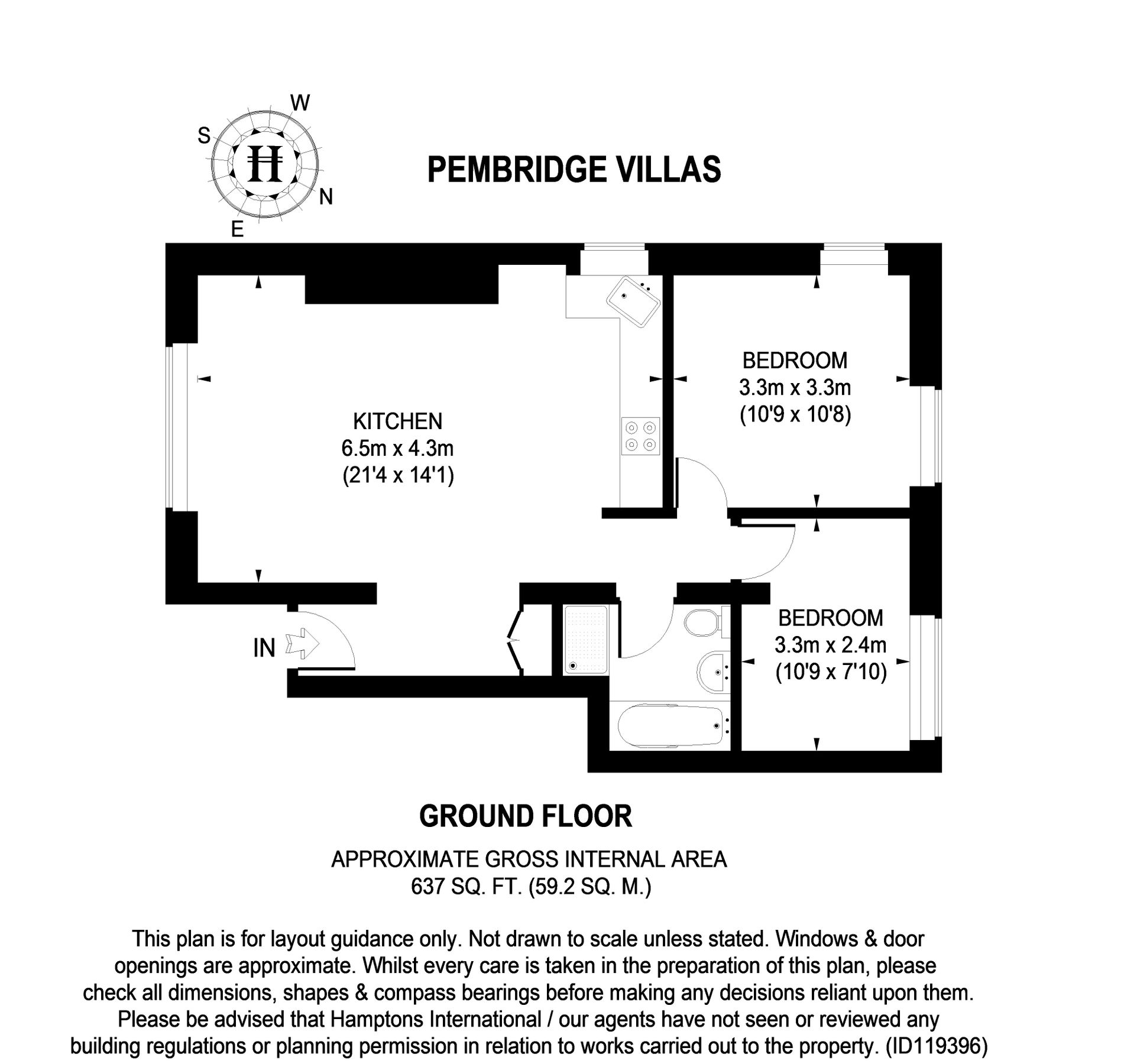 2 bed flat to rent in Pembridge Villas, London W11 - Zoopla