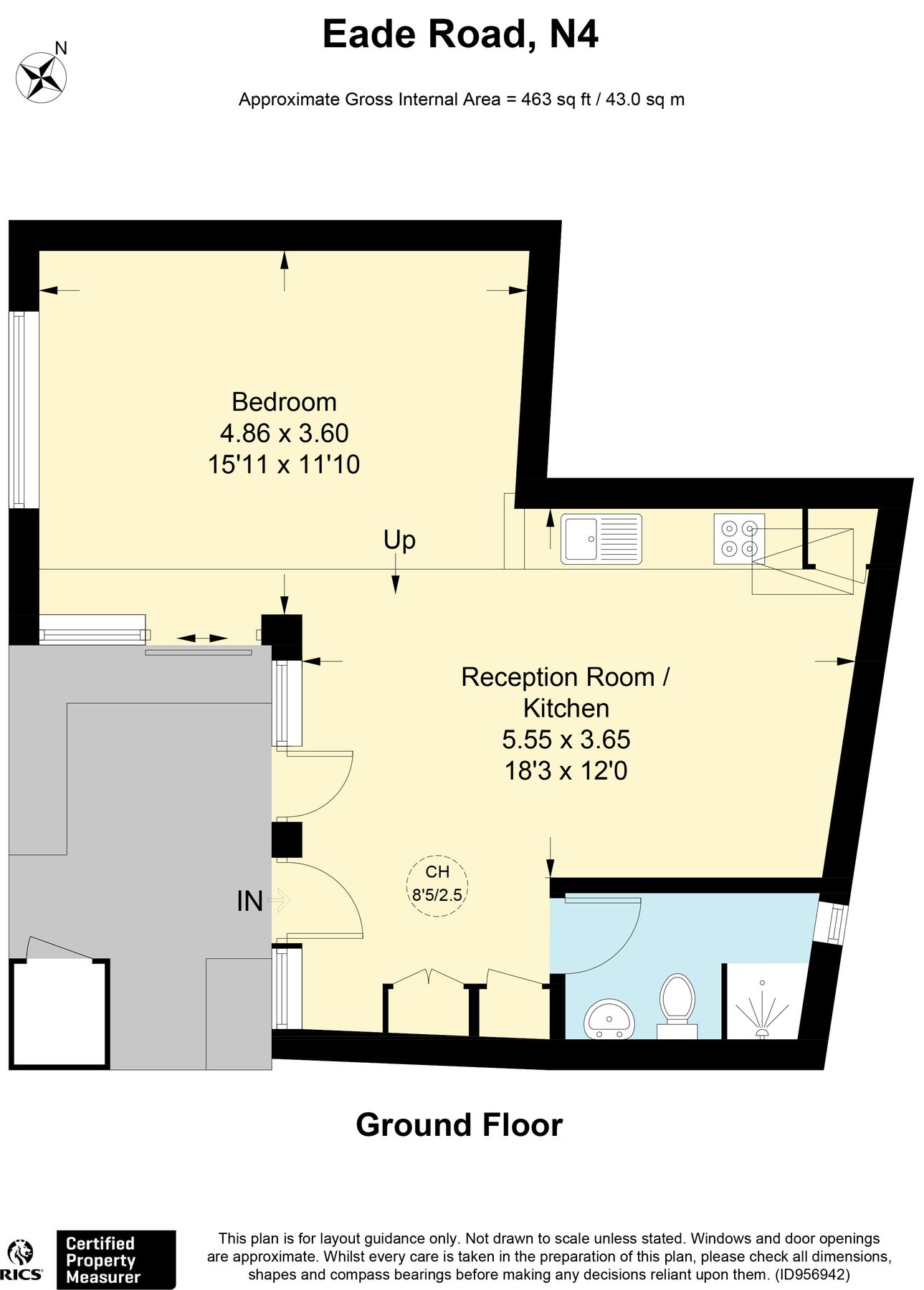 1 bed property for sale in Eade Road, Finsbury Park N4 - Zoopla