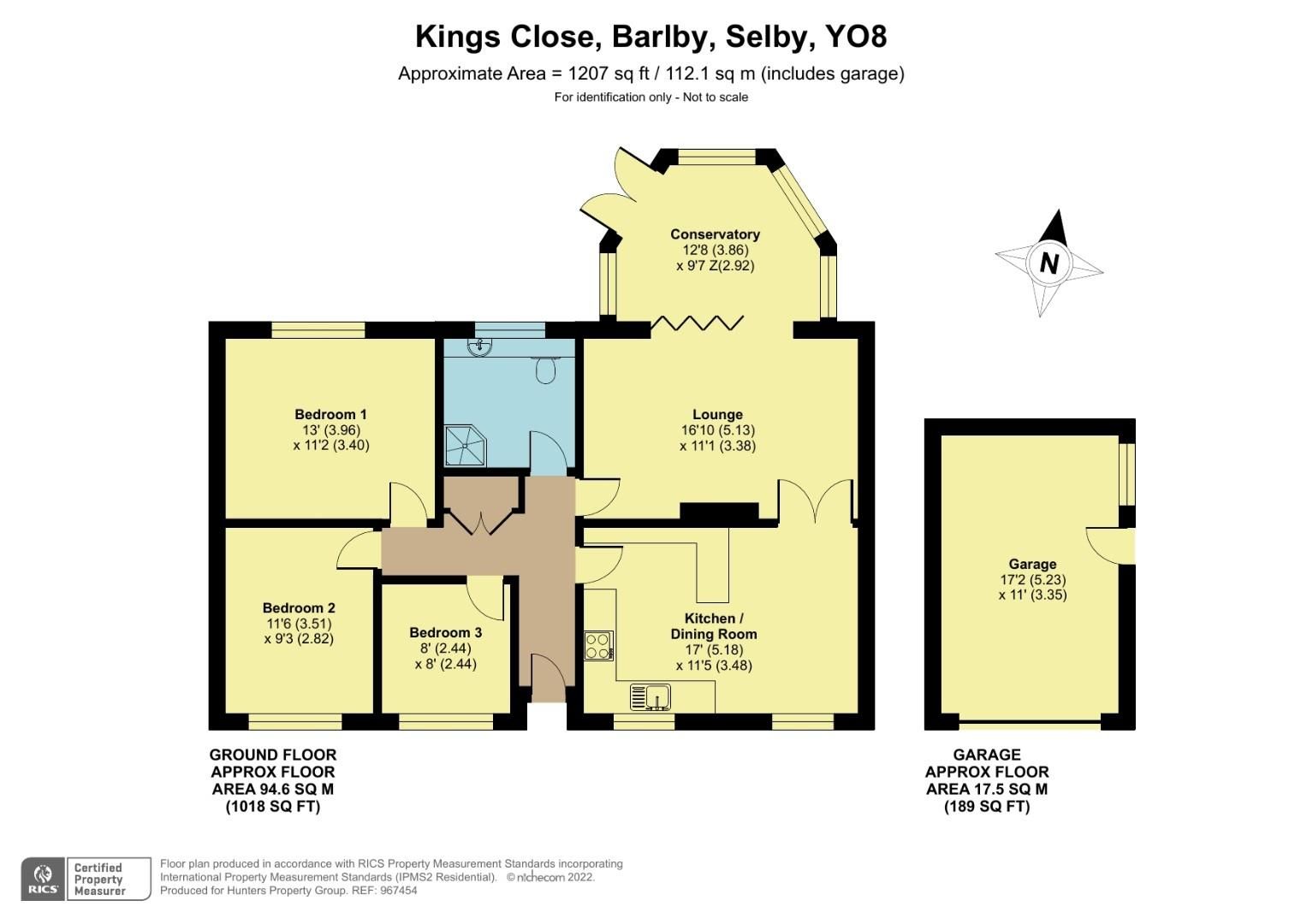 3 bed detached bungalow for sale in Kings Close, Barlby, Selby YO8 - Zoopla
