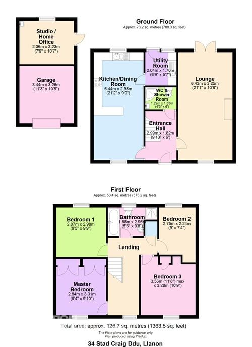 4 bed detached house for sale in Stad Craig Ddu, Llanon, Ceredigion ...