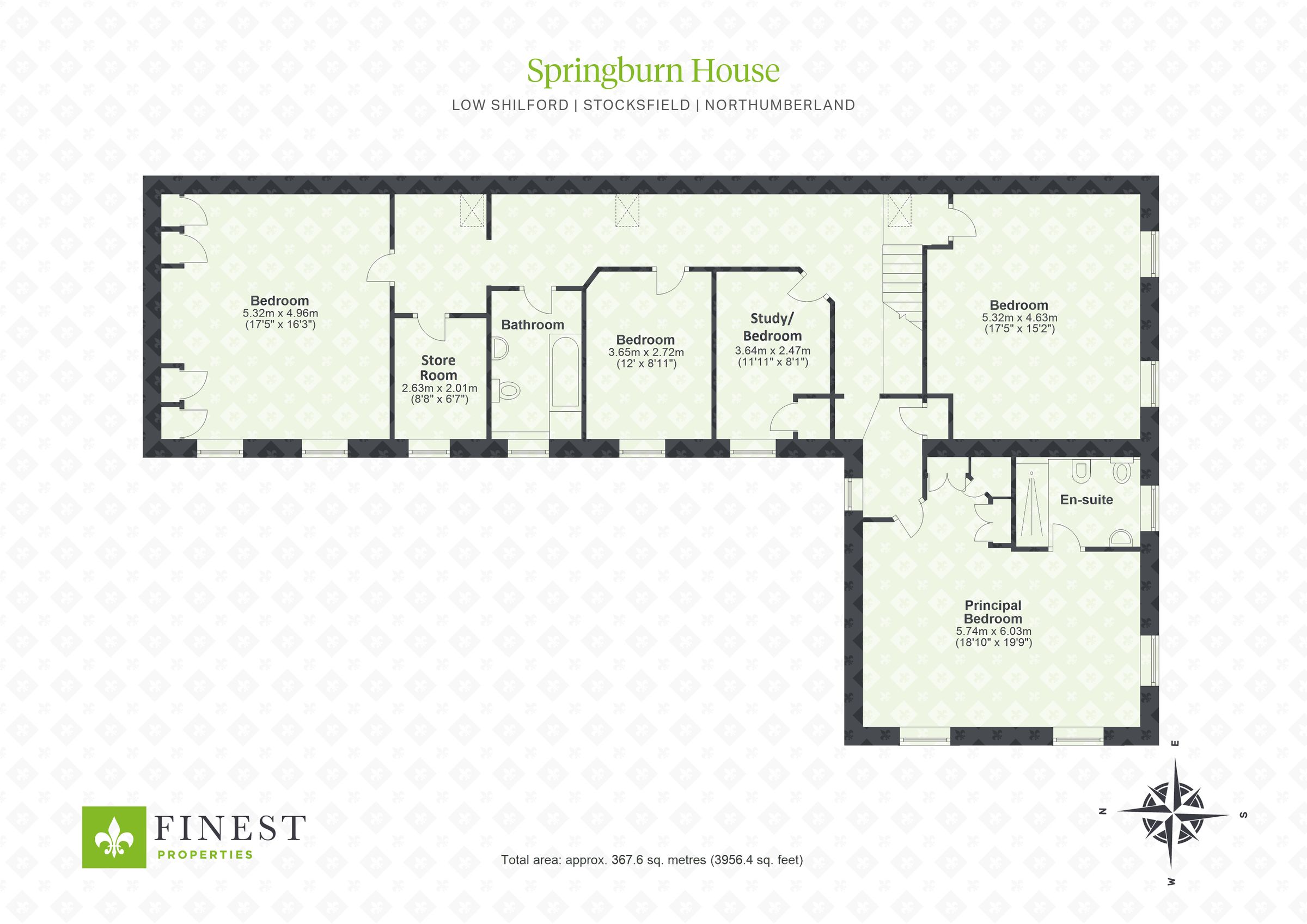 5 bed barn conversion for sale in Springburn House, Low Shilford ...
