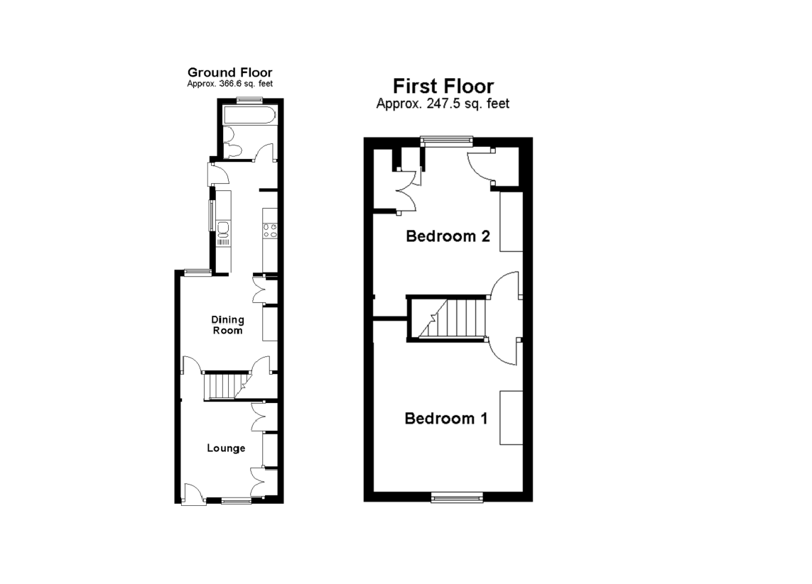 2 Bed Terraced House For Sale In Gladstone Road Penenden Heath