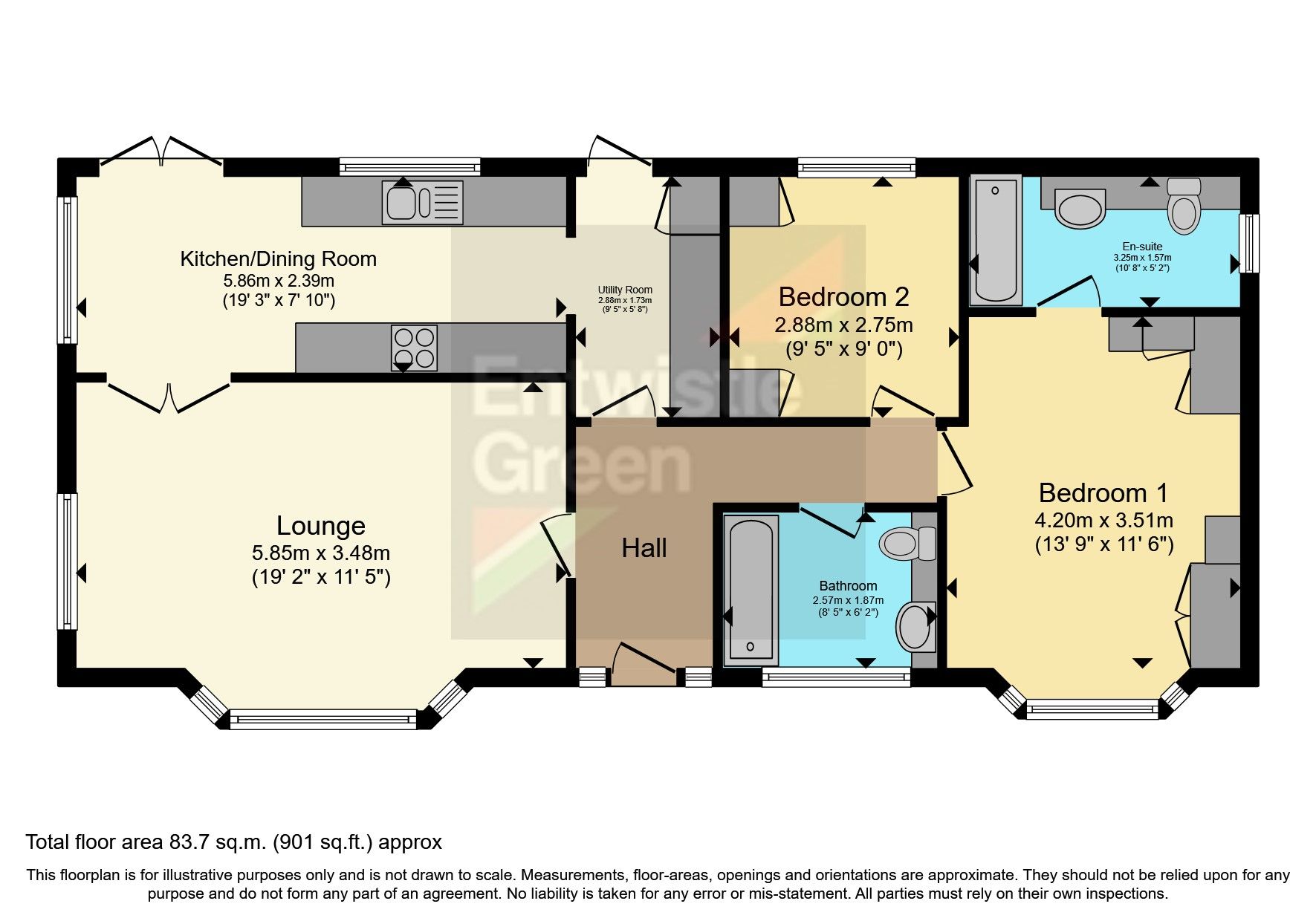 2 bed bungalow for sale in Caton Road, Crook O Lune, Lancaster ...