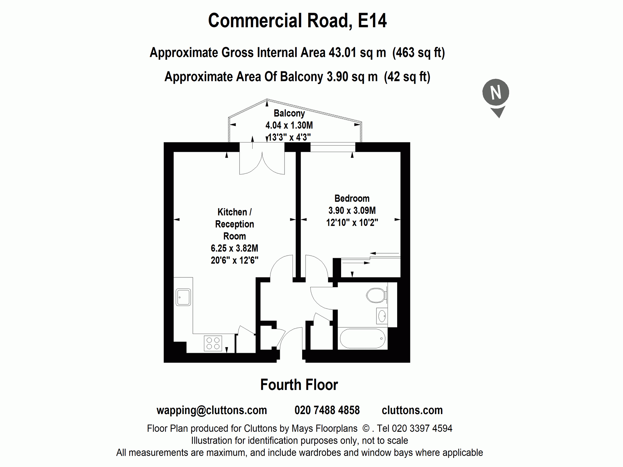 1 bed flat to rent in Commercial Road, London E14 - Zoopla
