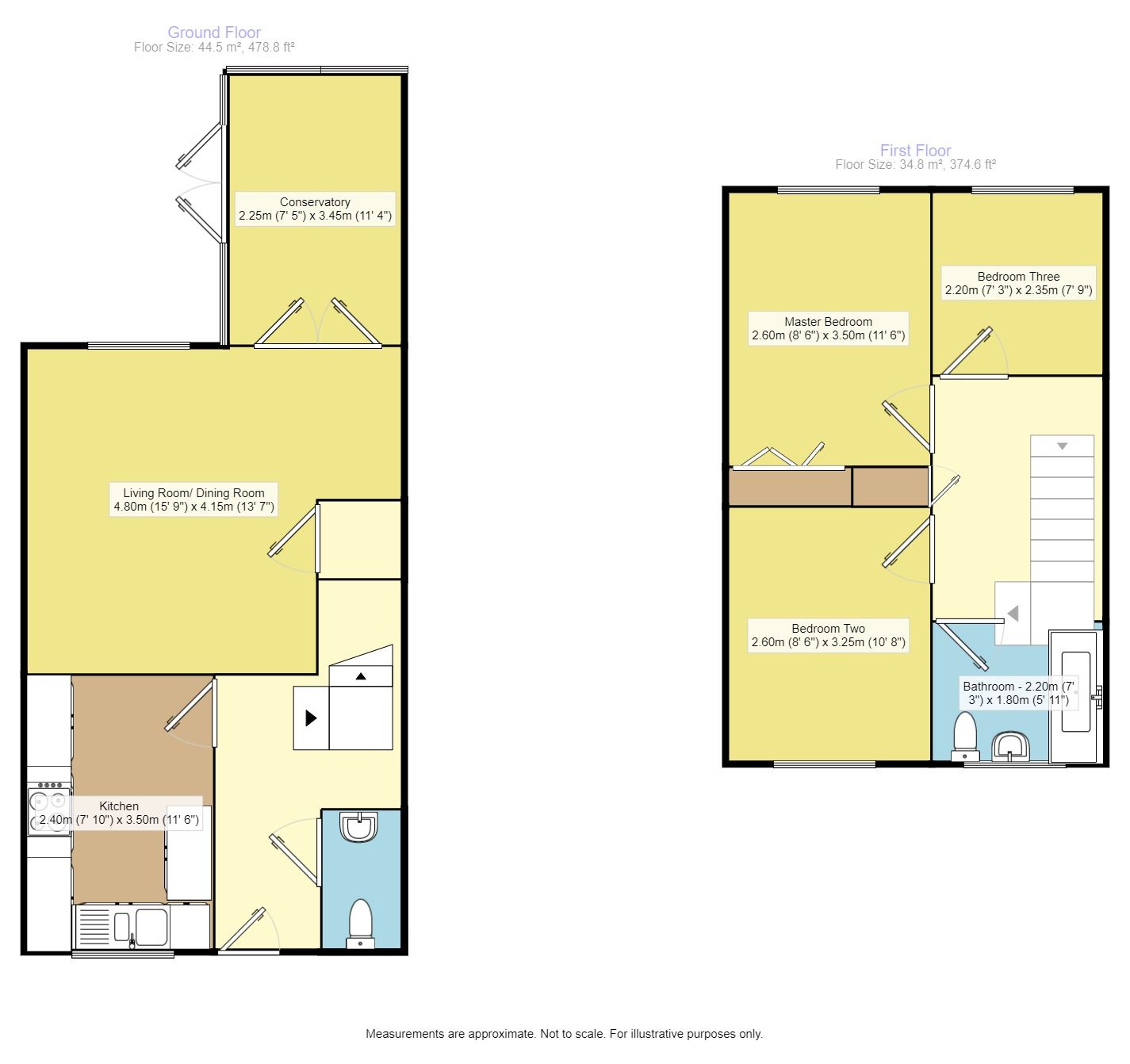 3 bed semi-detached house for sale in St. Michaels Way, Roche, St ...