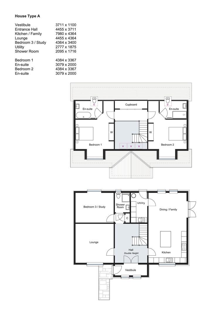 3 bed detached house for sale in Dykehead Steading, Muirkirk Road ...