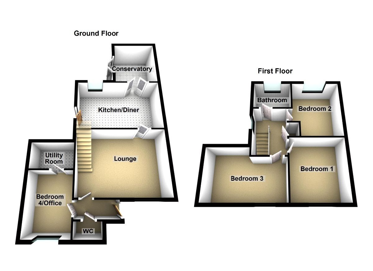4 bed detached house for sale in Moorside View, Drighlington, Bradford ...