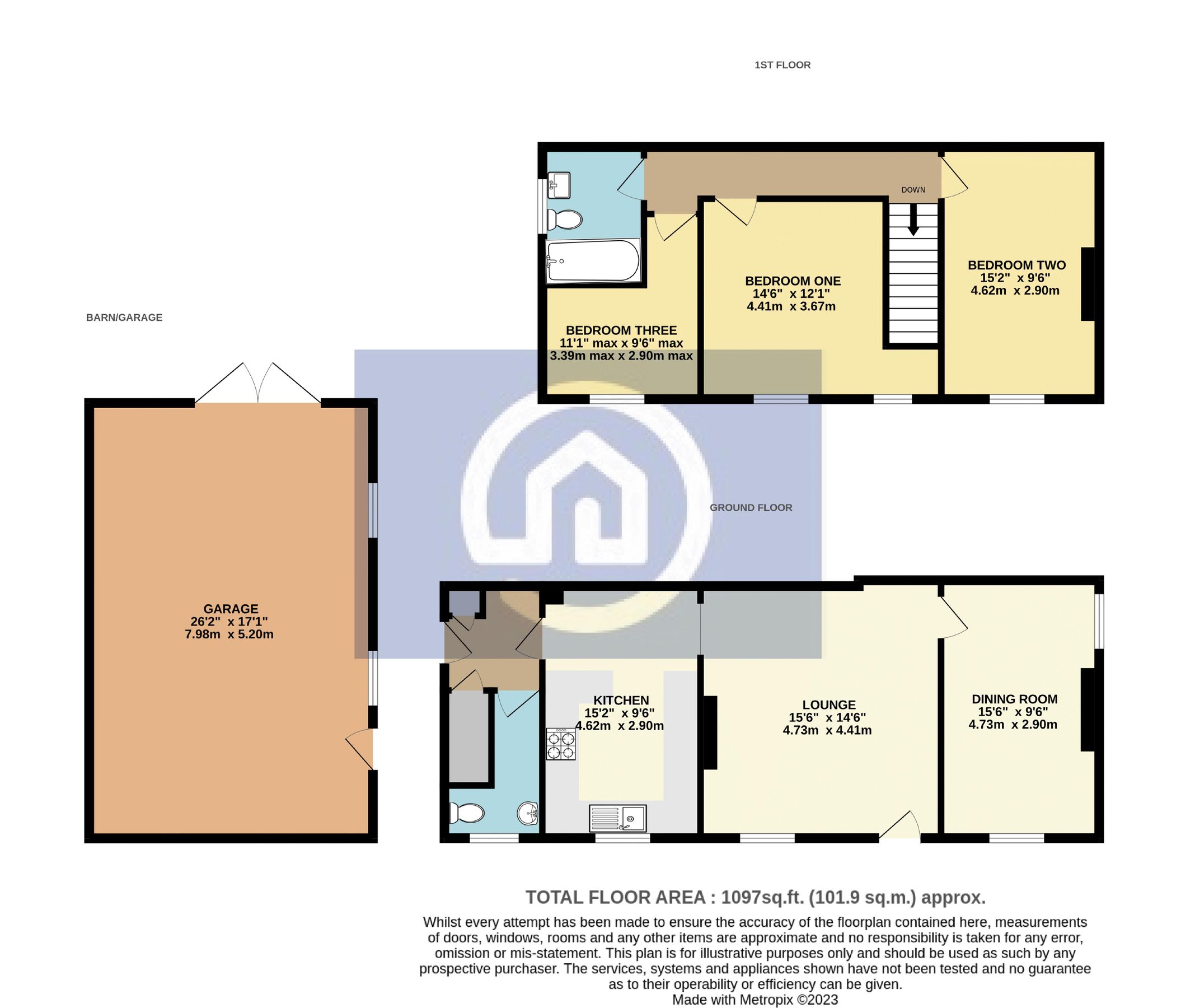 3 bed detached house for sale in Bedford Road, Roxton, Bedford MK44 ...