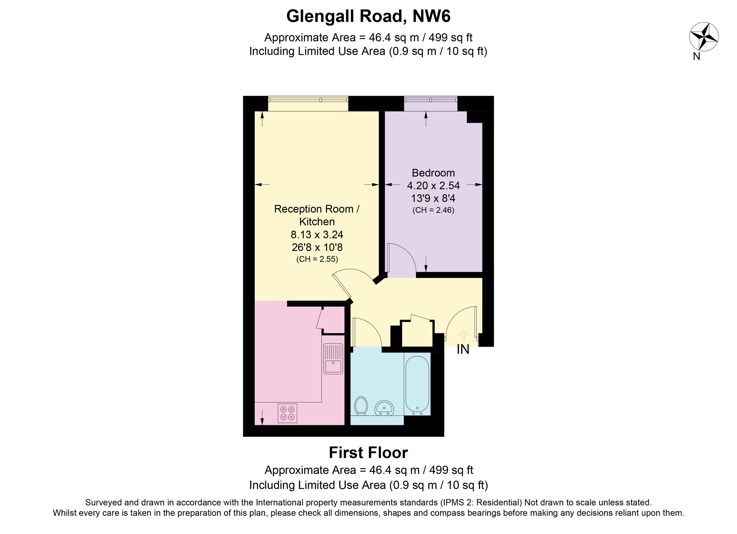 1 bed flat for sale in Glengall Road, London NW6 - Zoopla