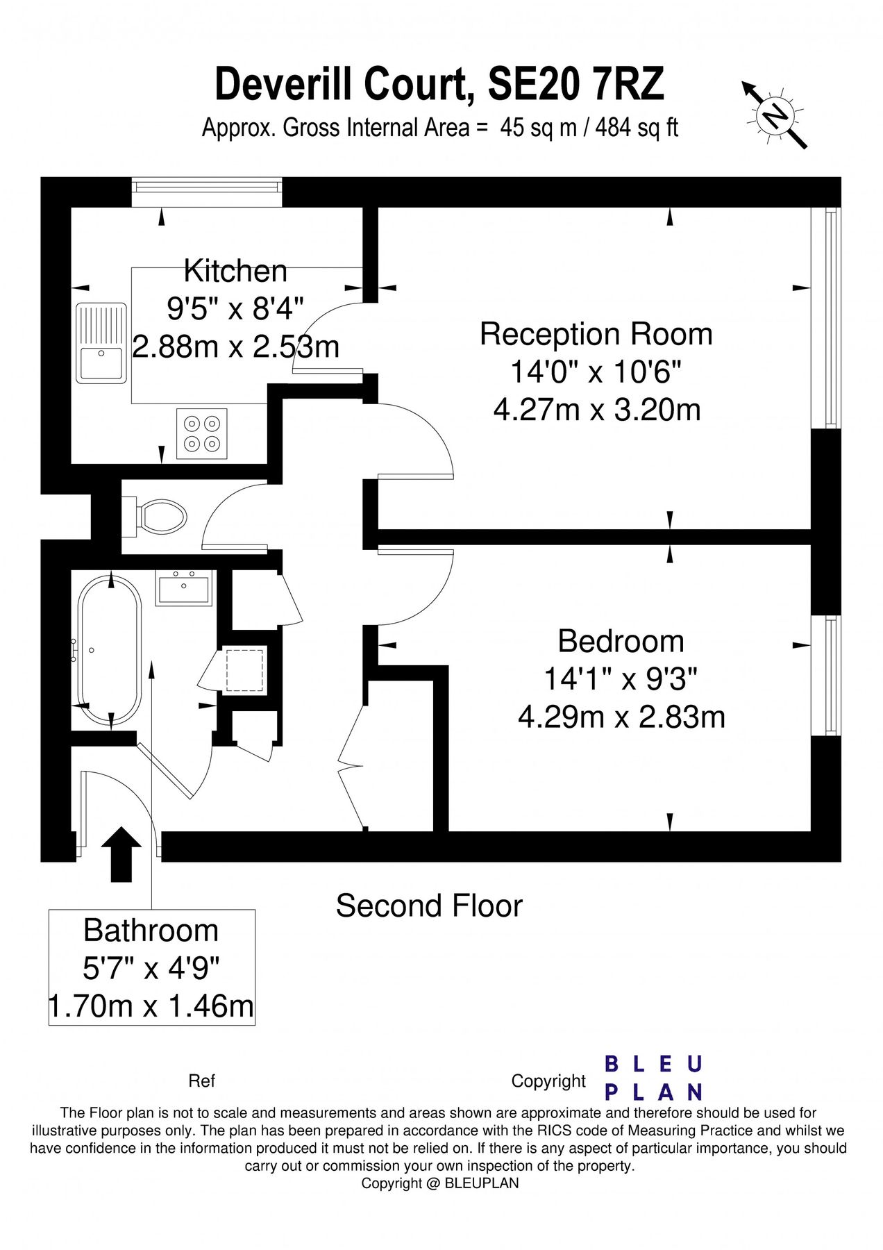 1 bed flat to rent in Deverill Court, Avenue Road, London SE20 - Zoopla