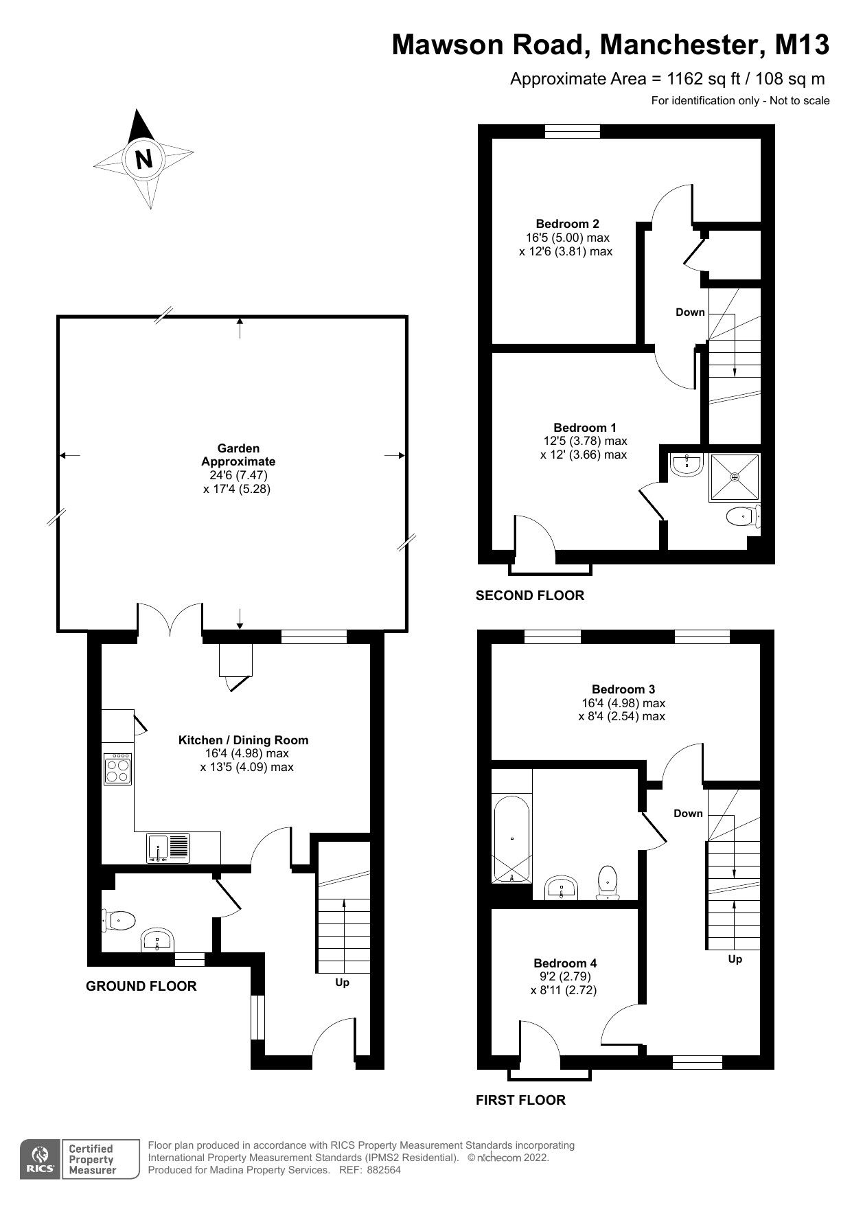 4 bed terraced house for sale in Mawson Road, Manchester M13 - Zoopla