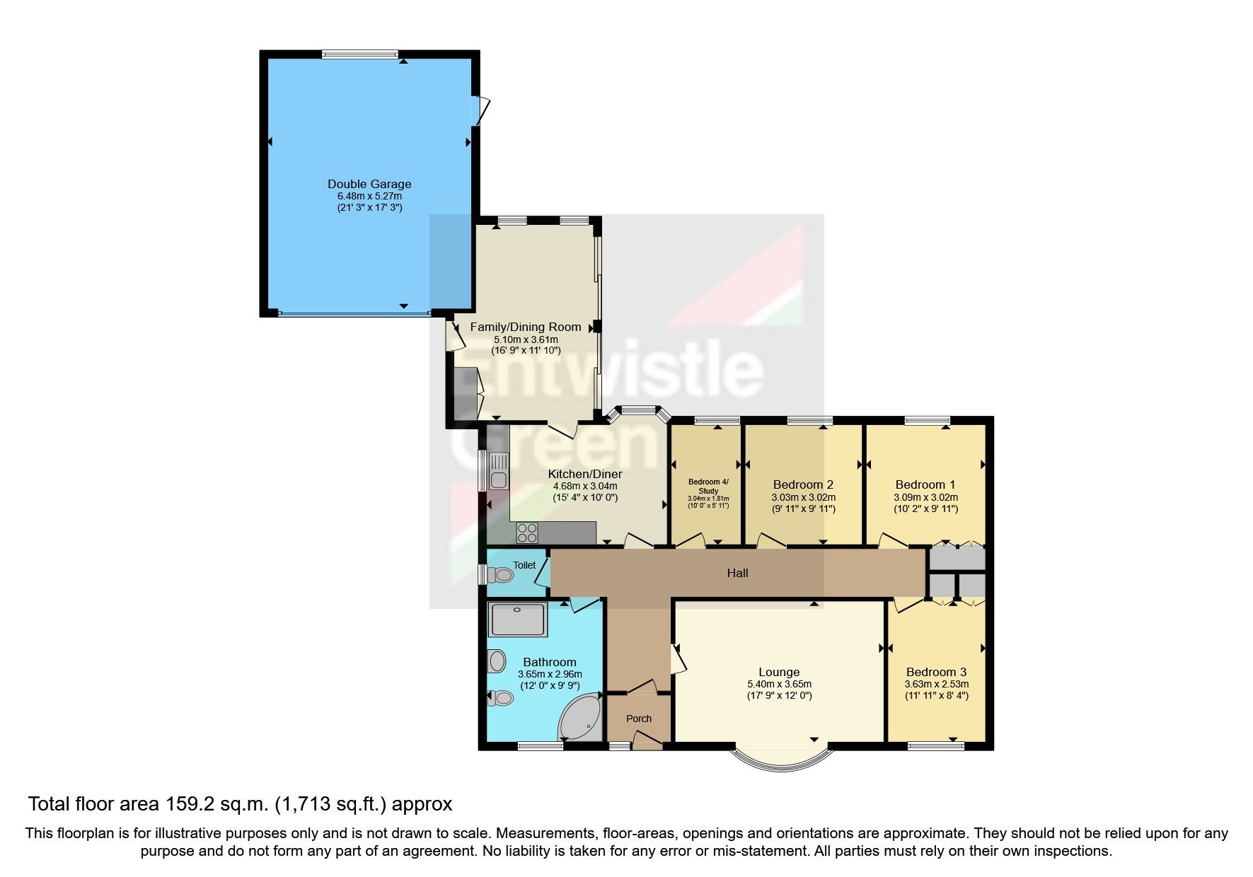 3 bed bungalow for sale in Mill Lane, Farington Moss, Leyland ...