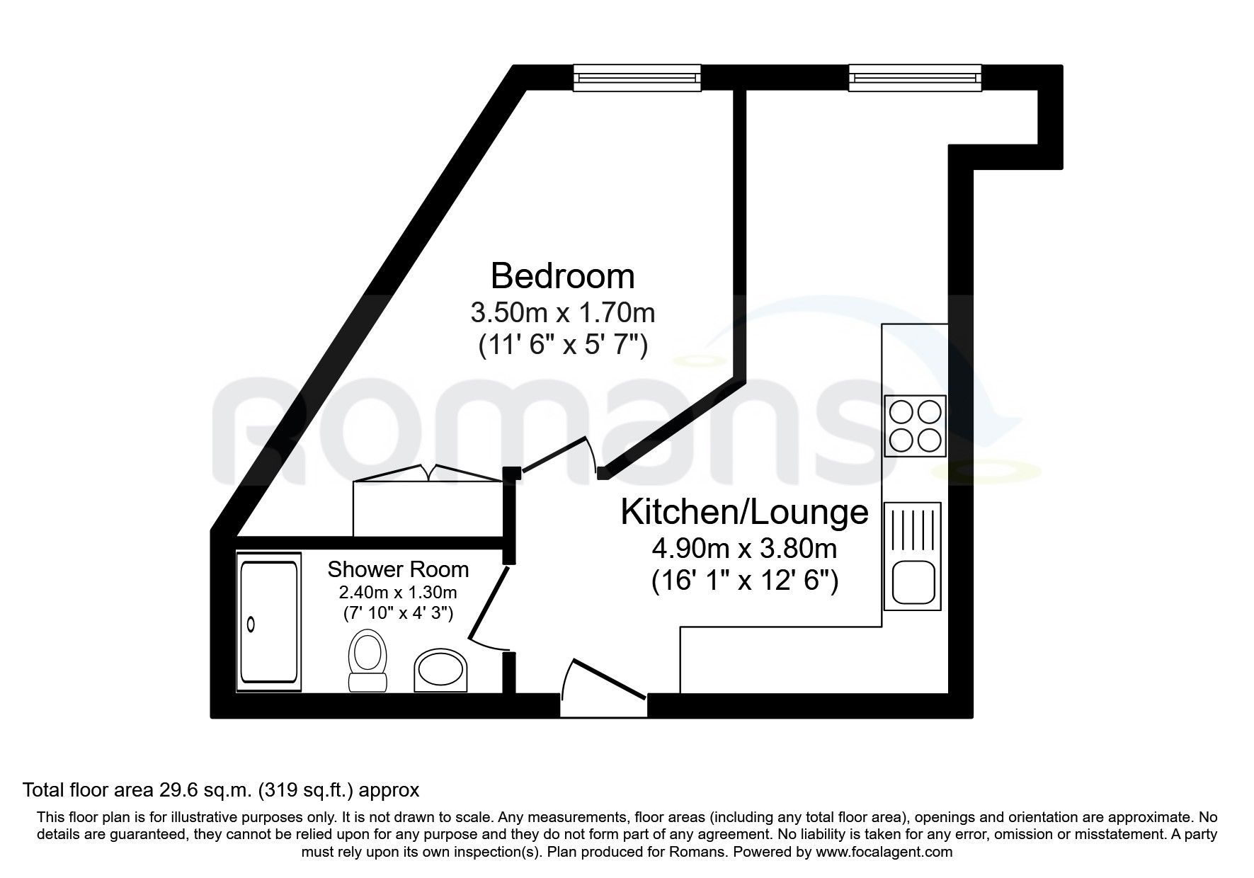 1 bed flat to rent in Duke Street, Reading RG1 - Zoopla