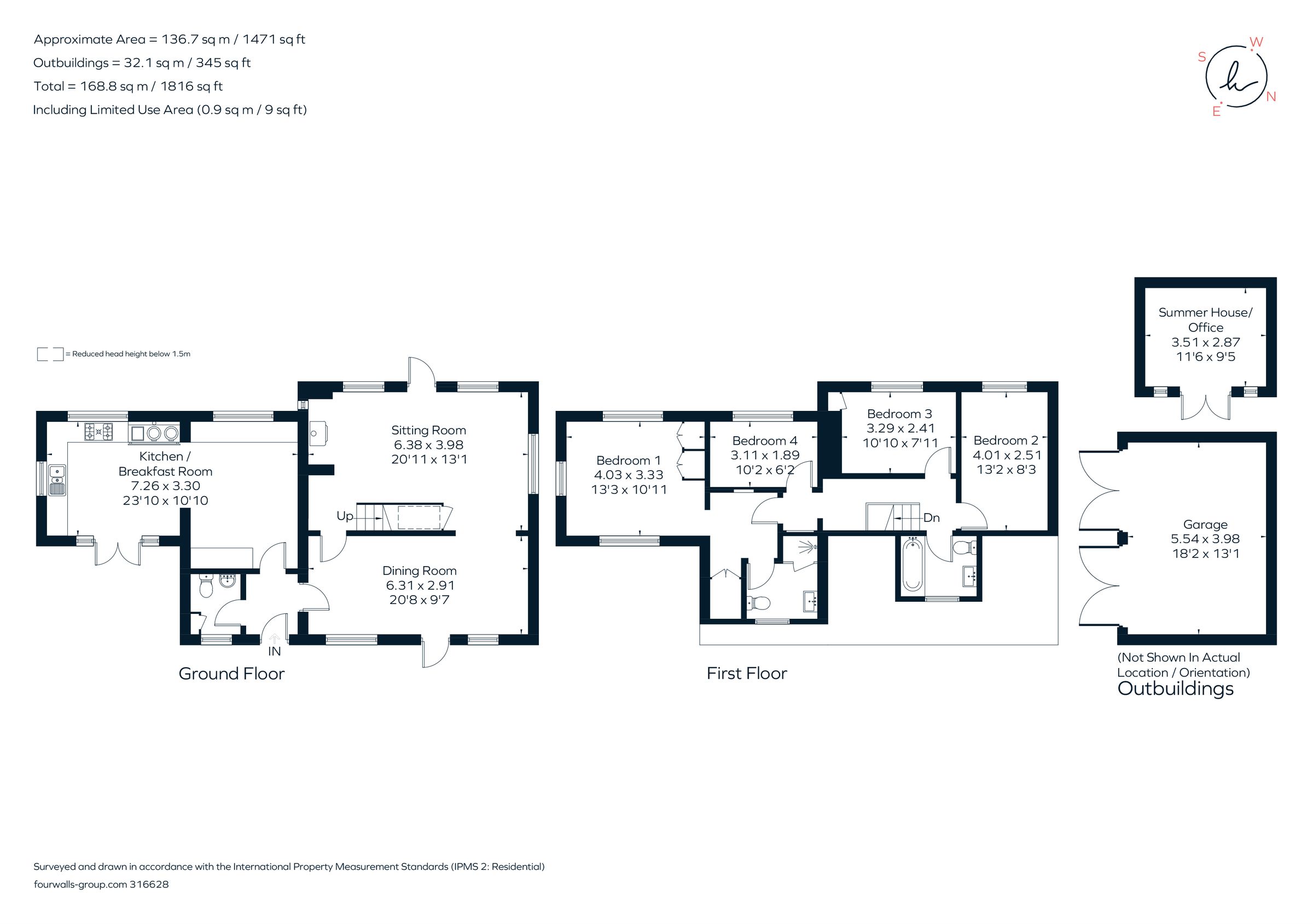 4 Bed Detached House For Sale In Brighton Road Lower Beeding Horsham