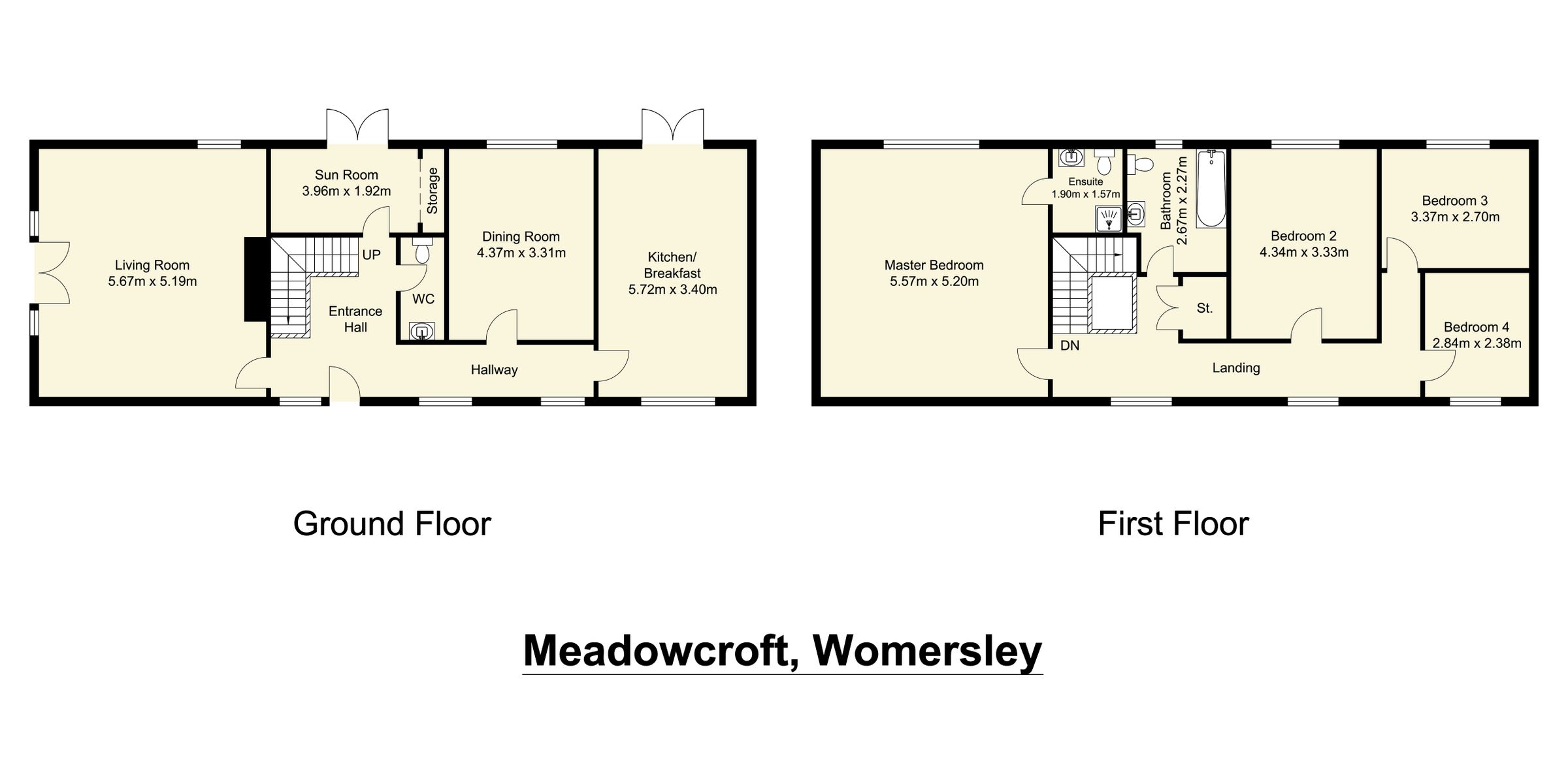 4 bed barn conversion for sale in Womersley, Doncaster, North Yorkshire ...