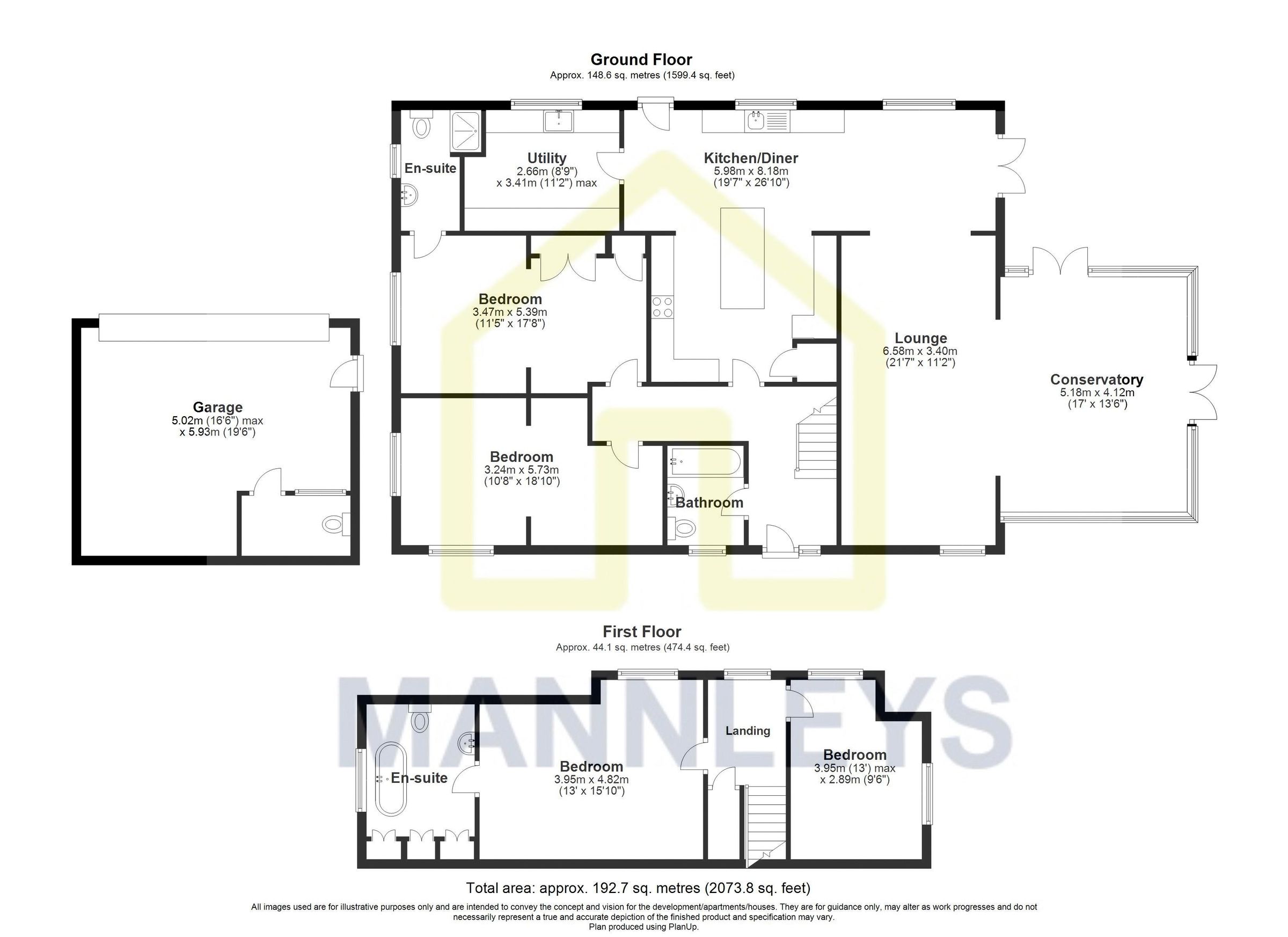4 bed detached bungalow for sale in 26 Fairview House, Stars Lane, Cold ...