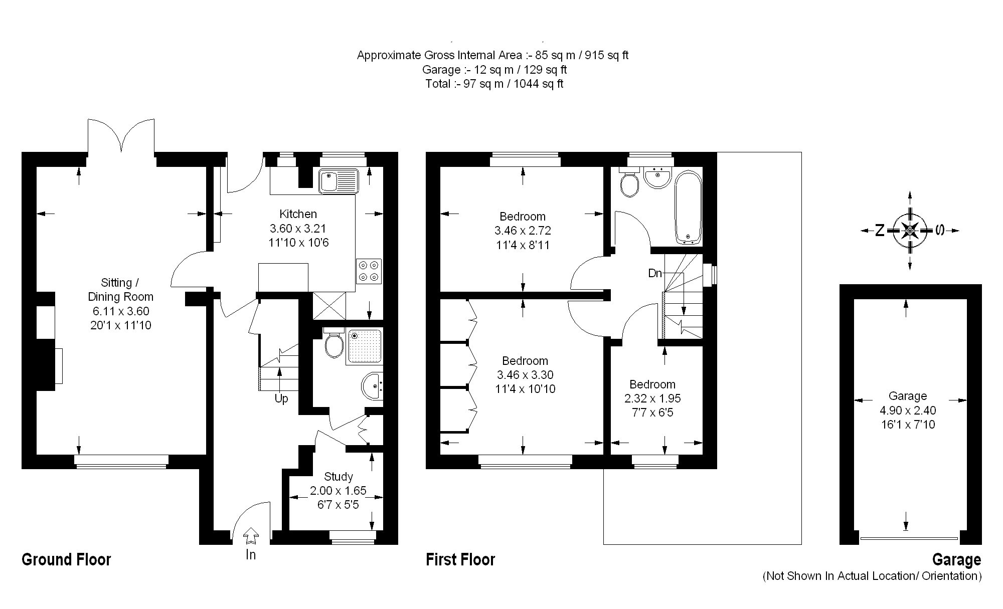 3 bed semi-detached house for sale in Littlecote, Petworth GU28 - Zoopla