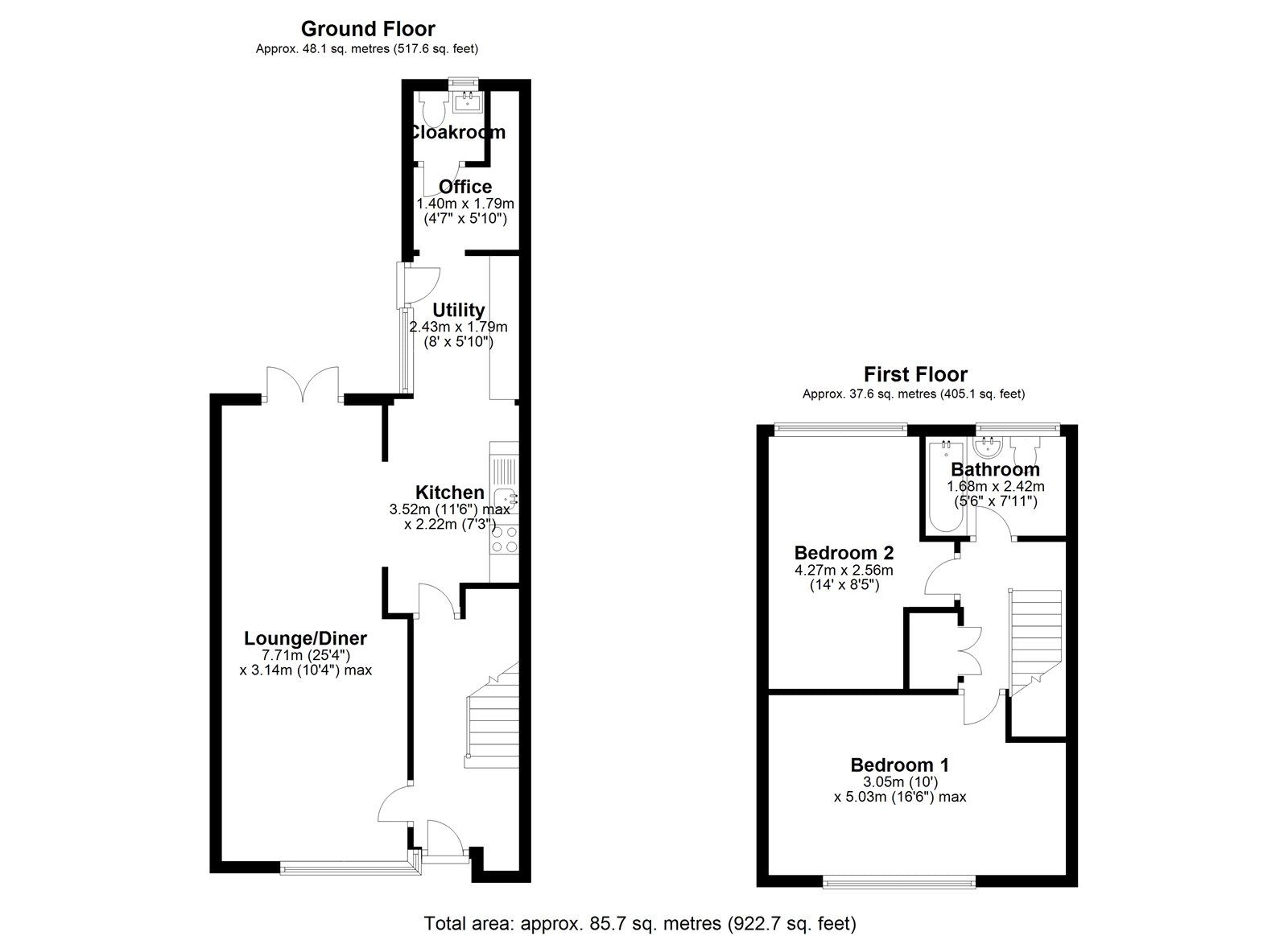 2 Bed Terraced House For Sale In Hathaway Road Swindon Wiltshire Sn2