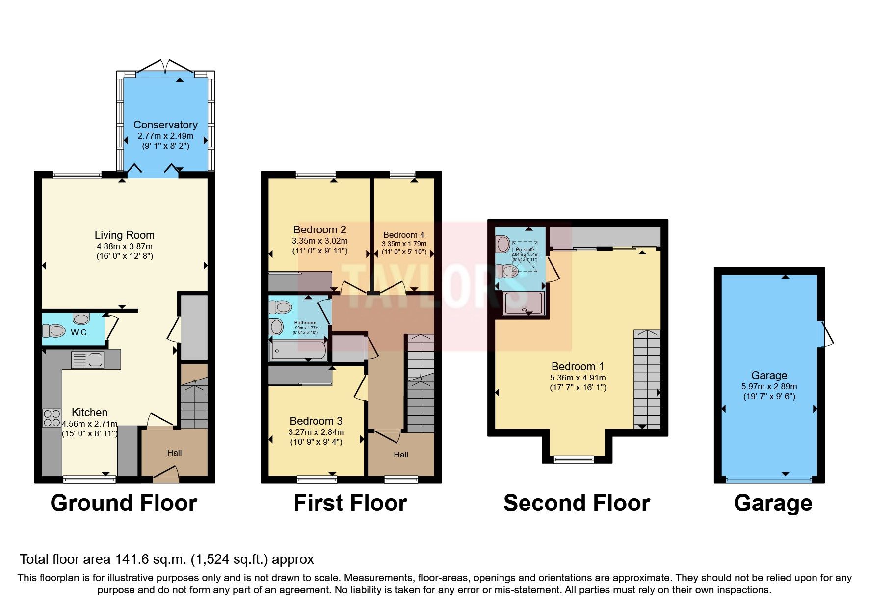 4 bed semi-detached house for sale in Hawking Drive, Biggleswade ...